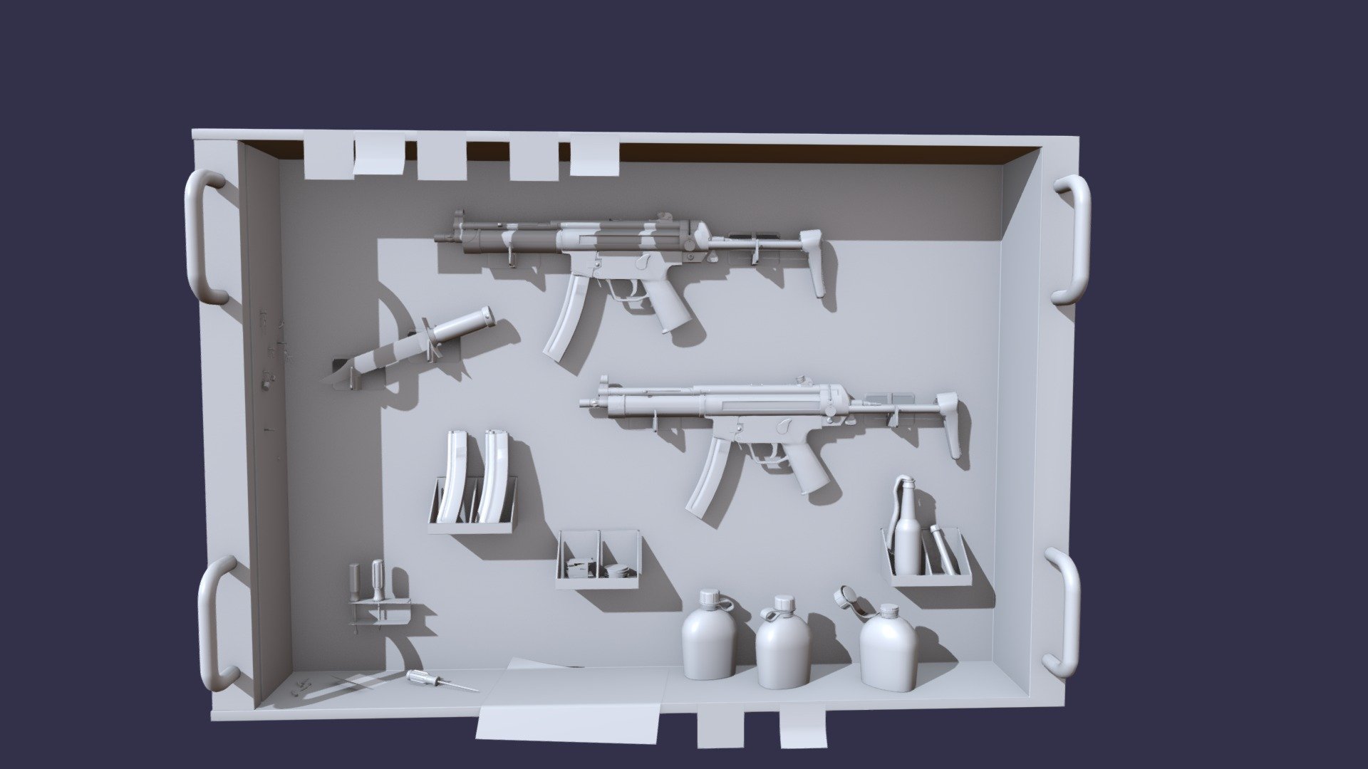 MP5 Setup - 3D model by JiselGalloza [e37927d] - Sketchfab