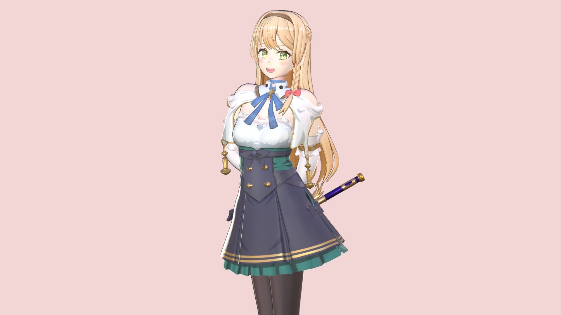Klaudia Valentz (Atelier Ryza) - 3D model by tarako_ko [e379a53 ...
