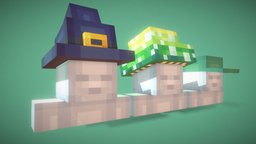 Minwi - Minecraft Wiki mascot - 3D model by 「.phoenix_」 (@.phoenix ...