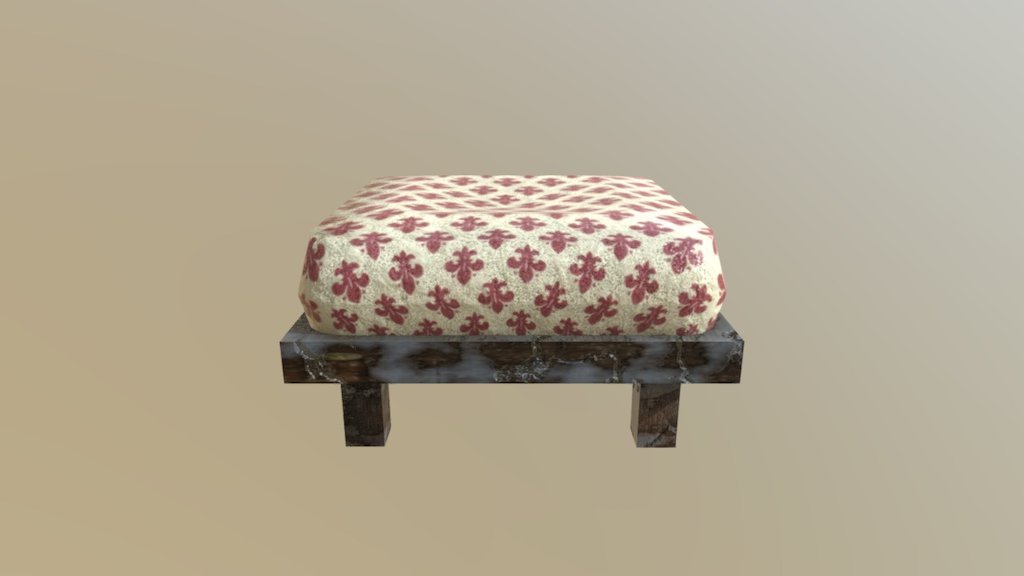 Pouf - 3D model by fyexi [e37f1b8] - Sketchfab