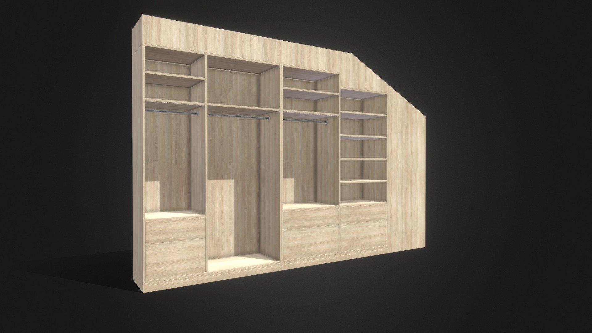 Wardrobe 14721 - Download Free 3D model by saintkastiell [e37f31b ...