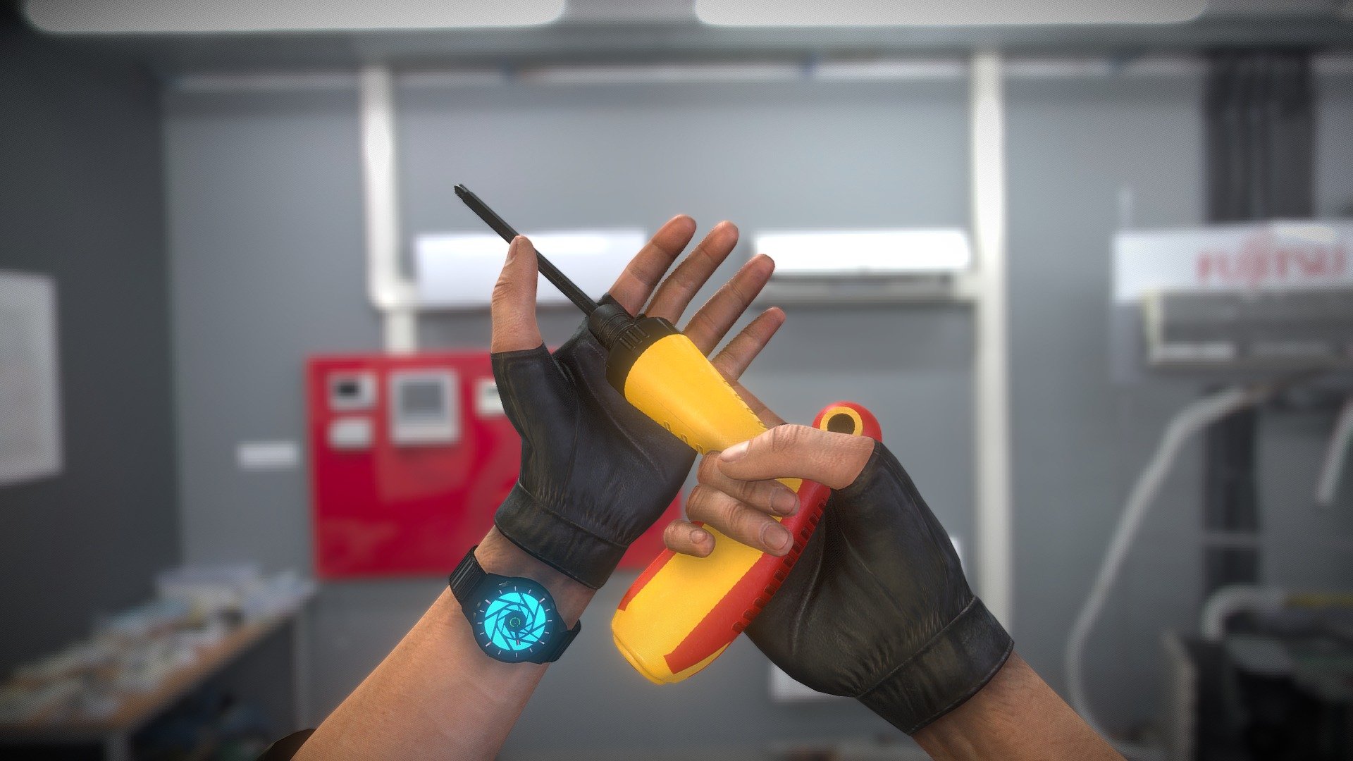 First Person Screwdriver Animation - Download Free 3D model by Amine ...