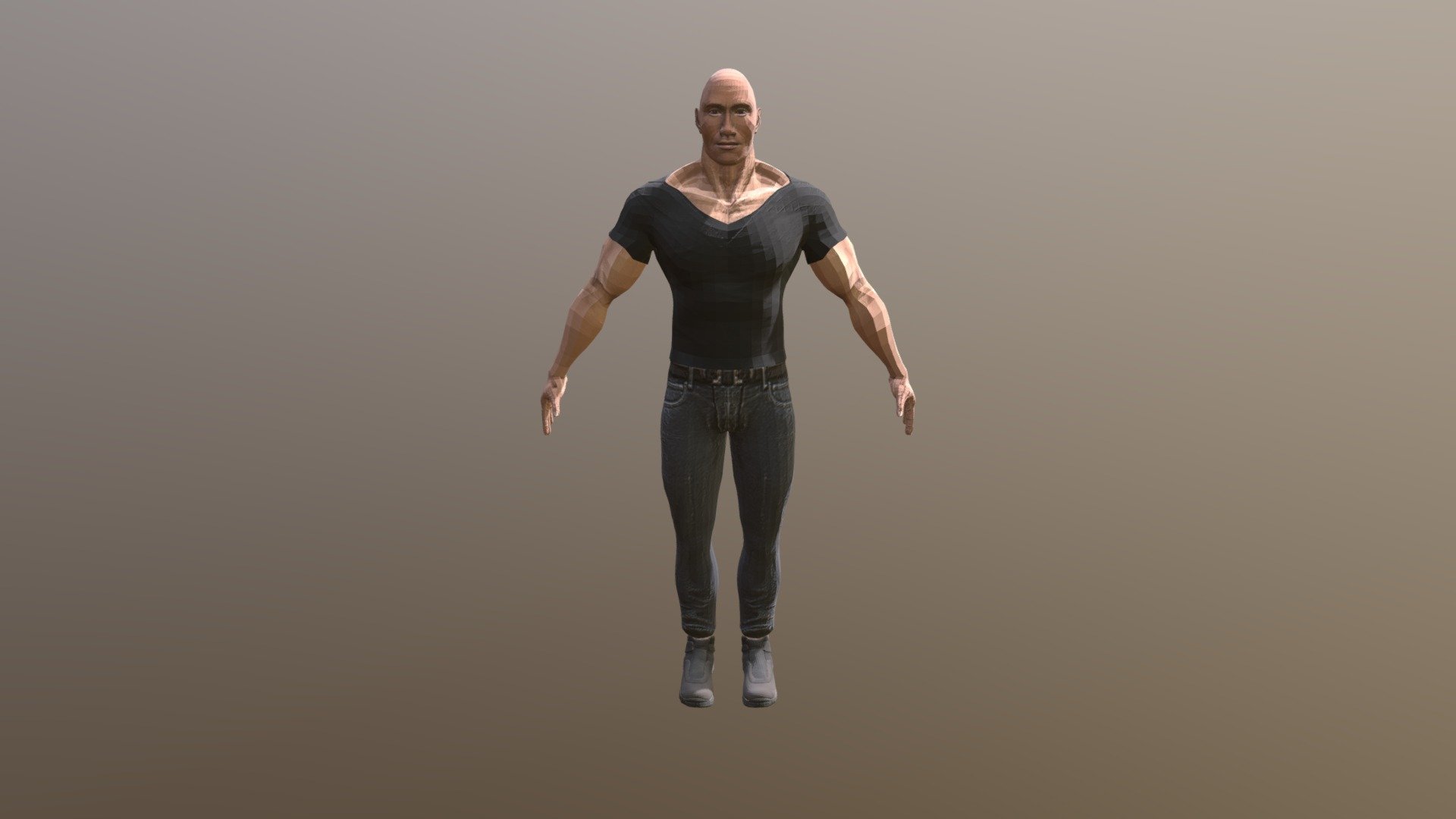 The Rock TEST MODEL - 3D model by GregarLink10 [e380141] - Sketchfab