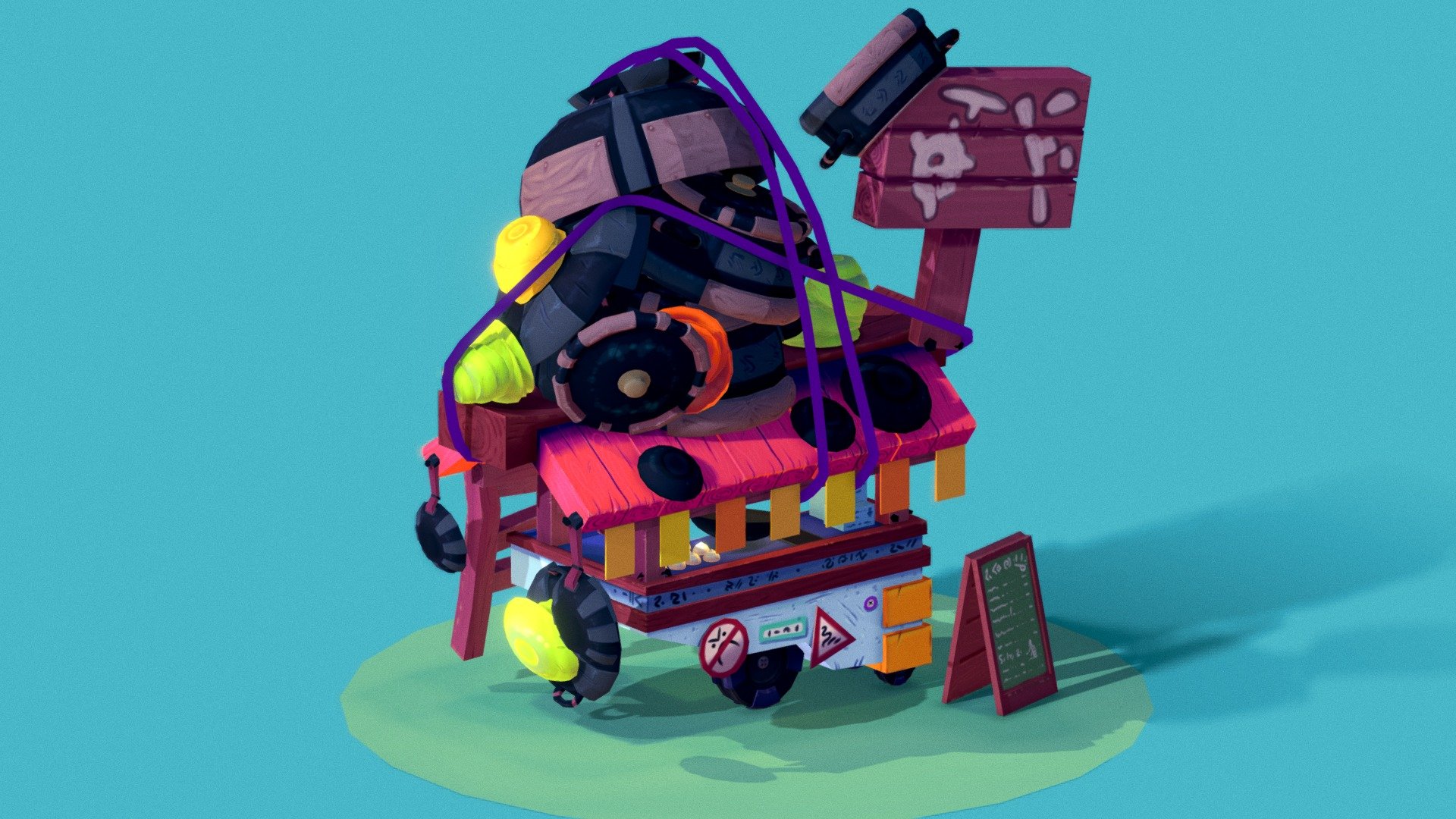 The Hoarding Vendor - 3D model by Tugay Lovsin (Probaru) (@TugayL ...
