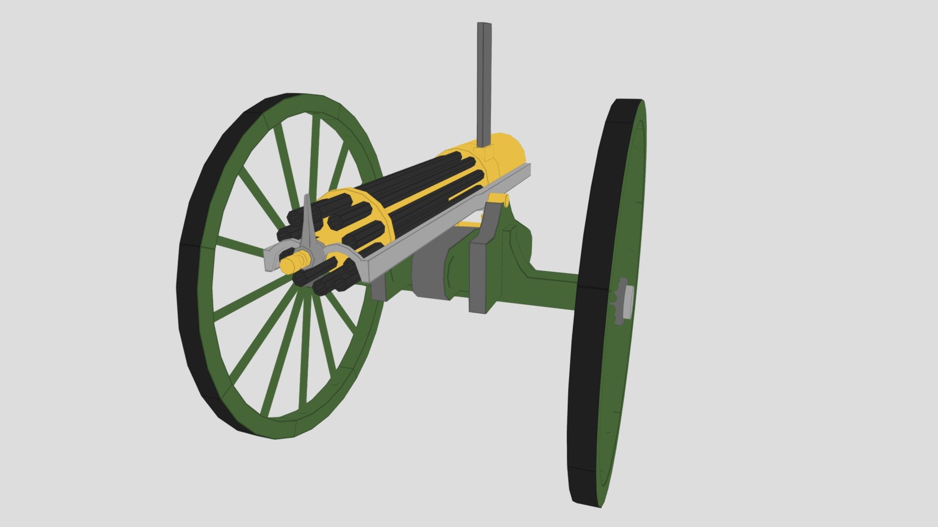 Gatling Gun (Toon) - Download Free 3D model by flairetic [e3812b1 ...