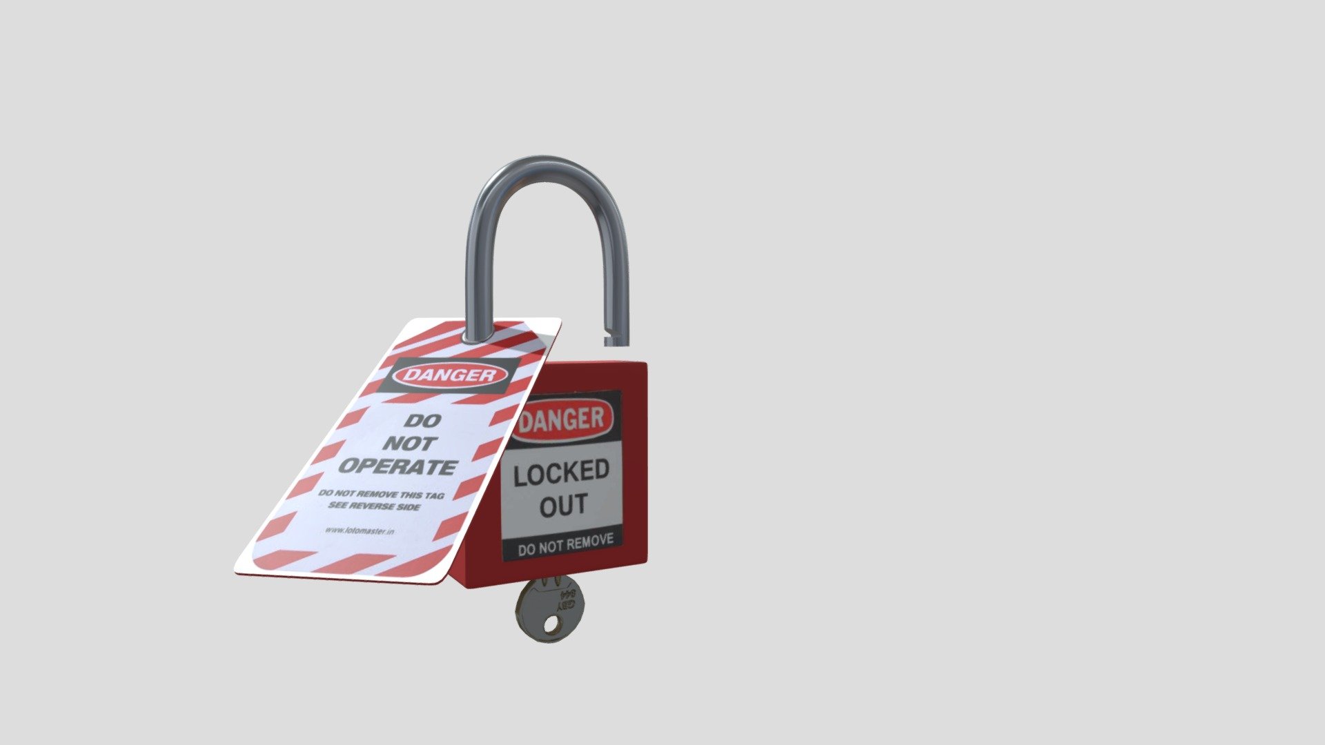 Lockout Tagout Kit 3d Model Lockout Tagout Mechanical Isolation Kit