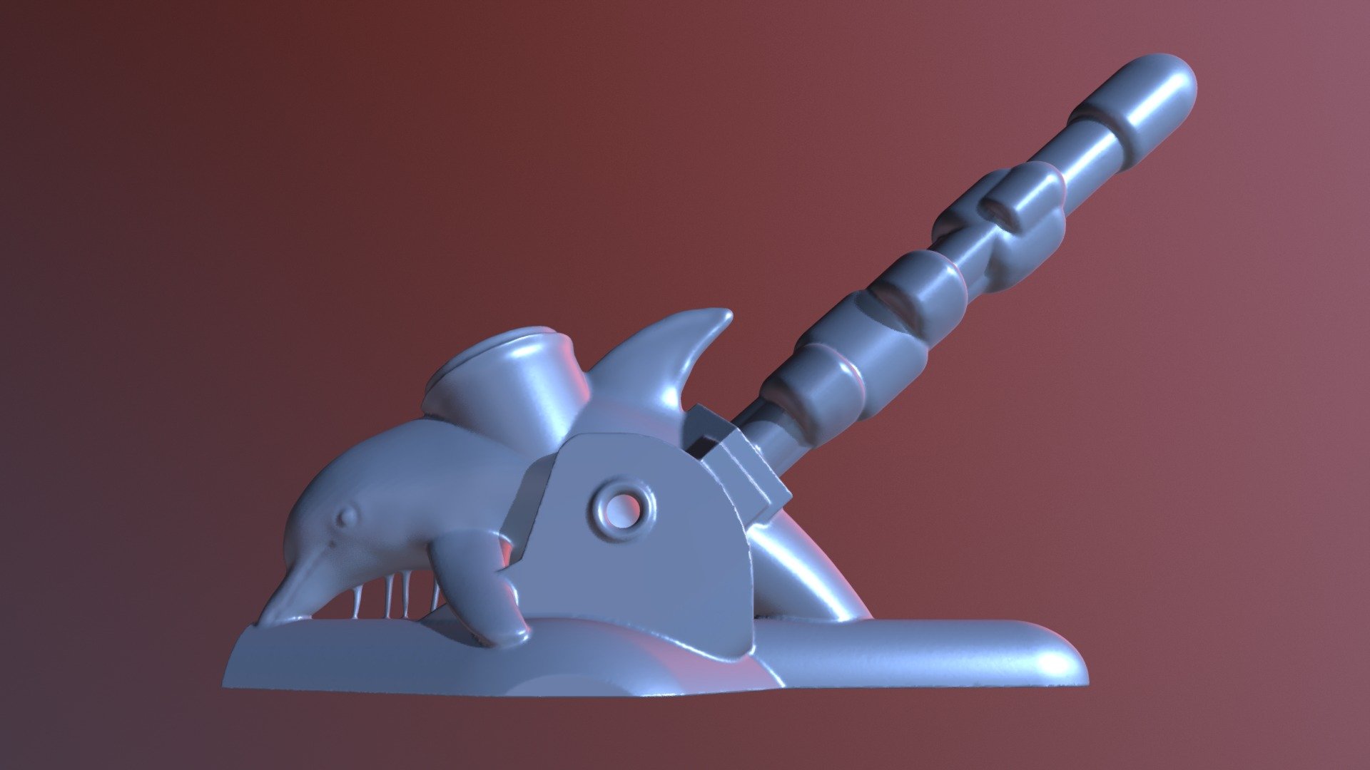 Dolphin Pipe - 3D model by Hursto Presto Studios (@hurstopresto ...