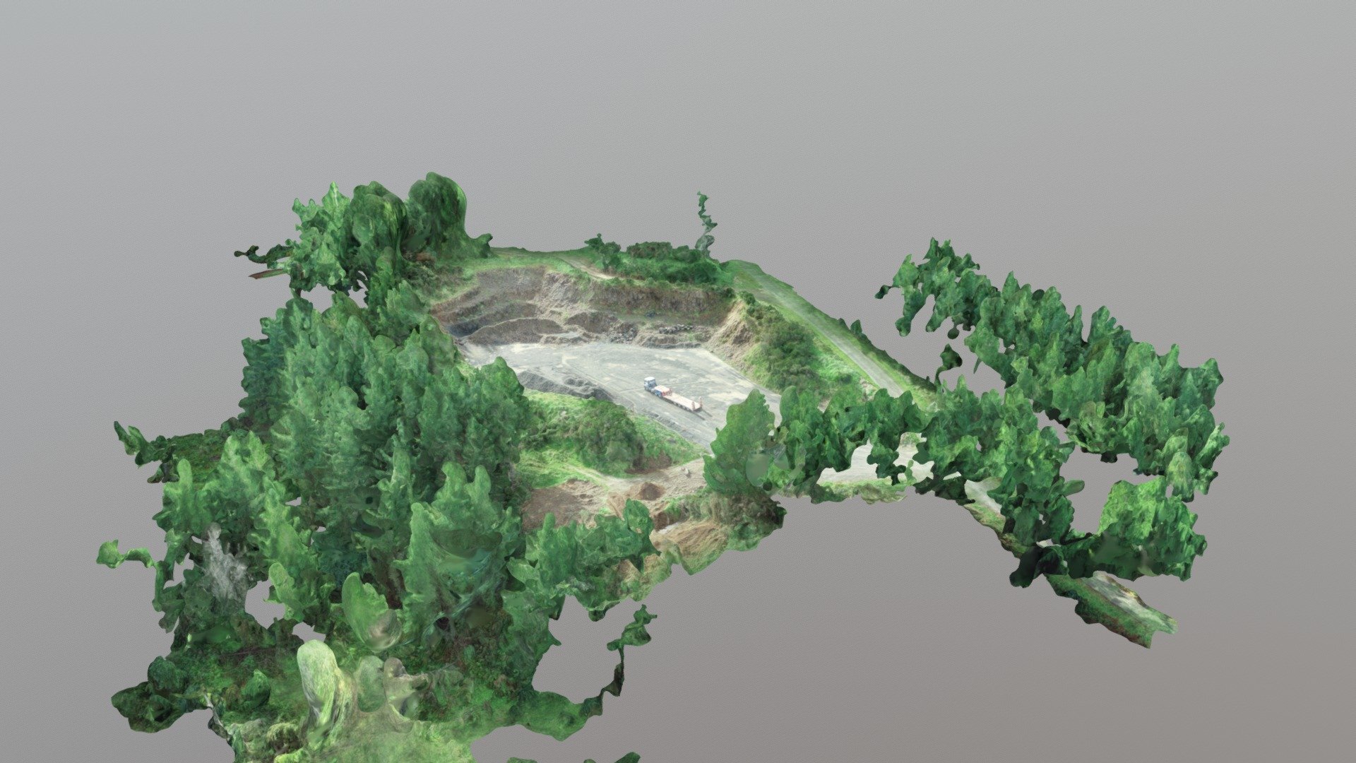 Dunsdale April2018 Quarry Simplified 3d Mesh - 3D model by AmandaM ...