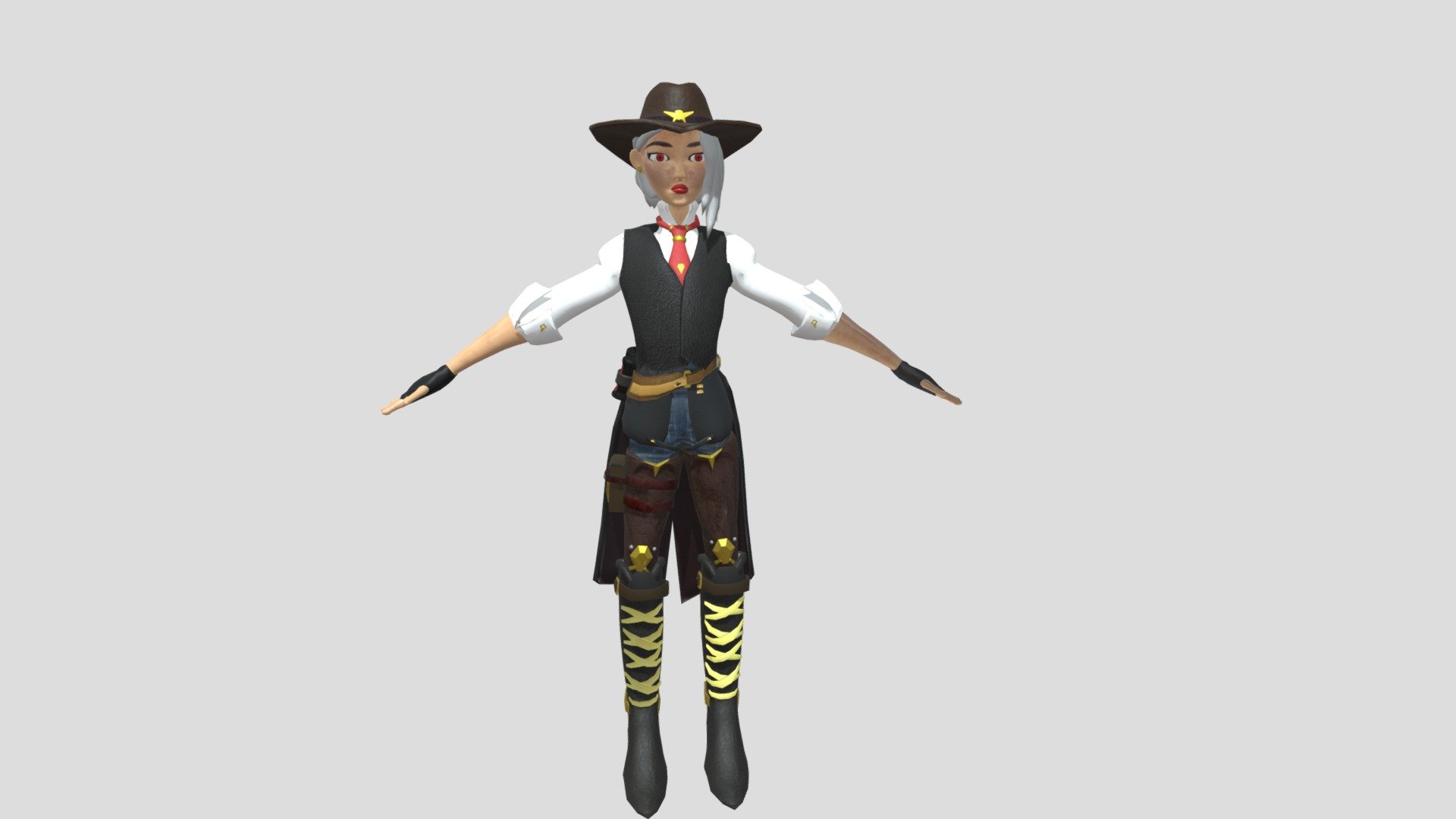 Ashe Final - 3D model by ChristineChan194 [e386b80] - Sketchfab