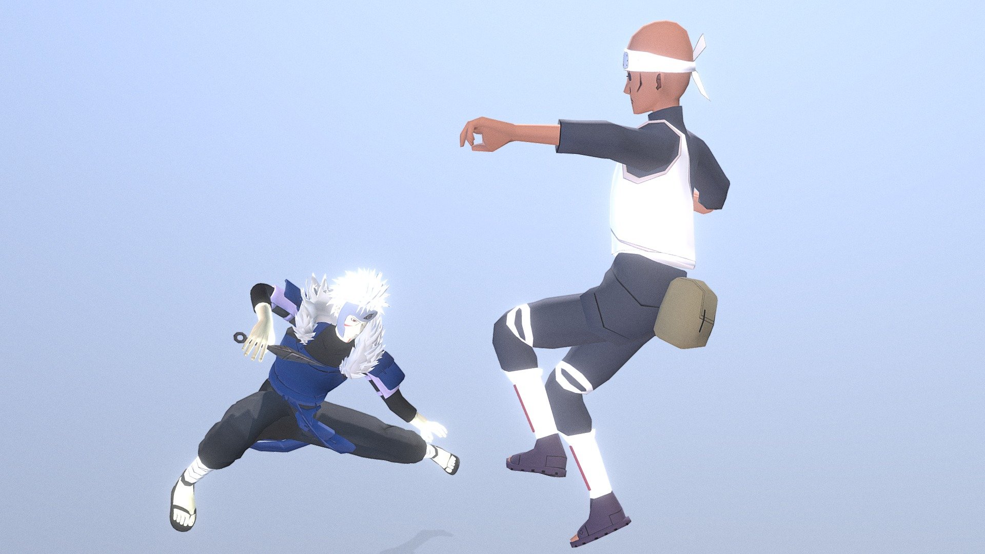 NIDAIME VS. CLOUD NINJA - 3D model by Masashi Kishimoto .inc ...