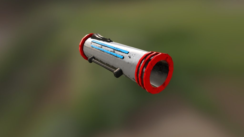 Bazooka - 3D model by Alexandre Mendes (@allexmendes) [e389e2b] - Sketchfab