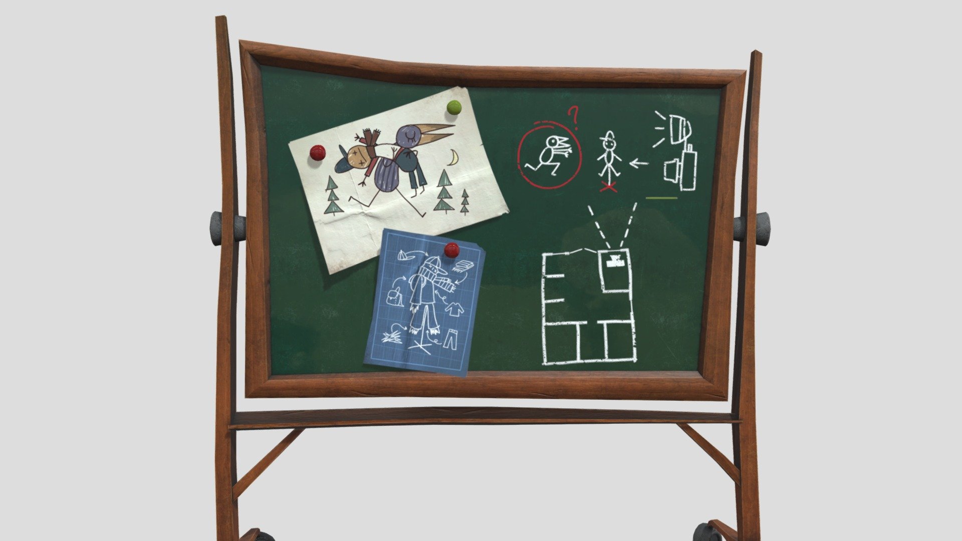 hello neighbor 2 barn pinboard - Download Free 3D model by irons3th ...