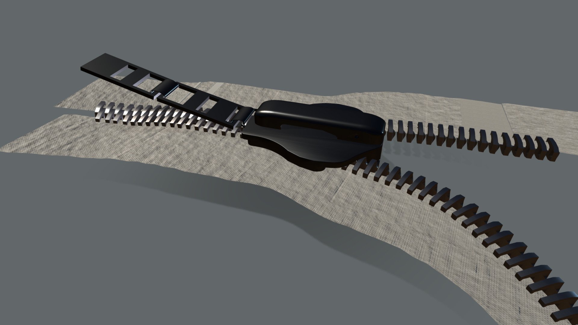 Zip Closeup - Download Free 3D model by Sadia.M (@sadiamansab1 ...