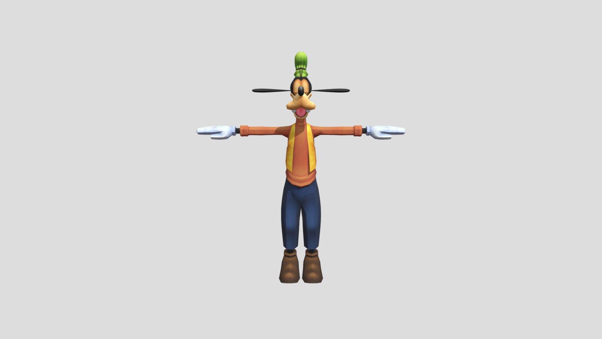 Goofy - Download Free 3D model by chicosantossaraiva [e38c351] - Sketchfab