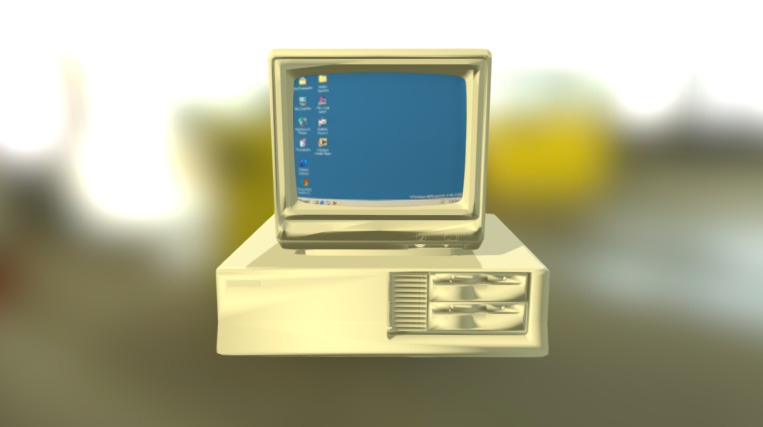 Old PC - 3D model by martipops [e38c61e] - Sketchfab