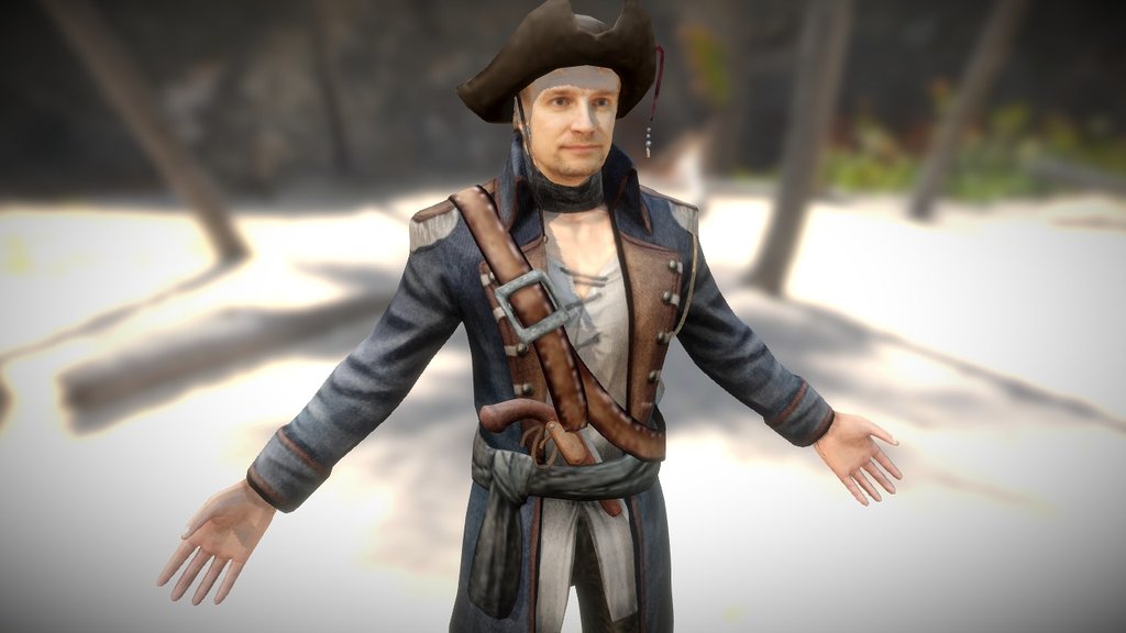 Captain Percival O´Silly - Download Free 3D model by Wolf3D ...