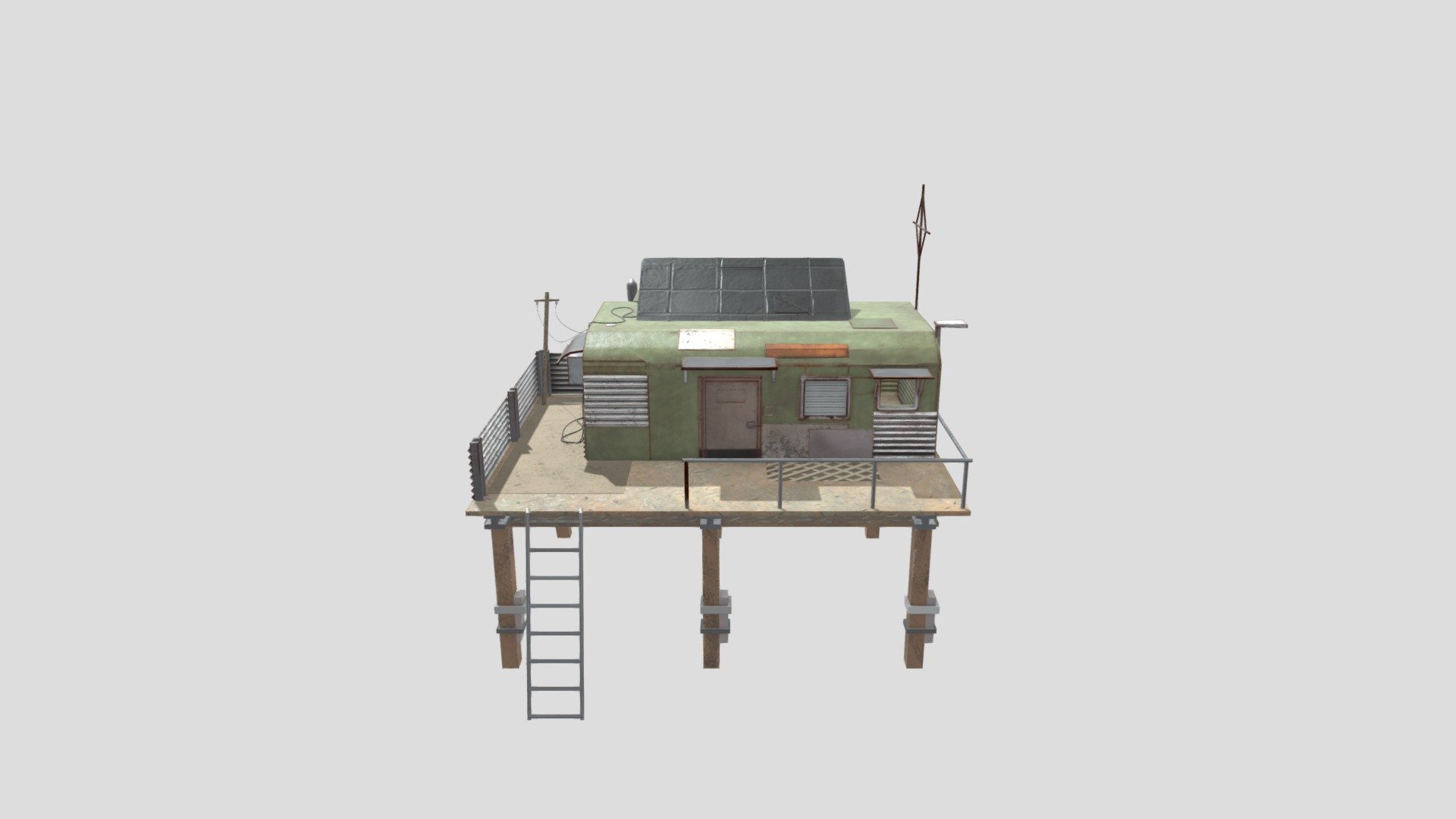 Garbage House - 3D model by 3DShanart [e38f01e] - Sketchfab