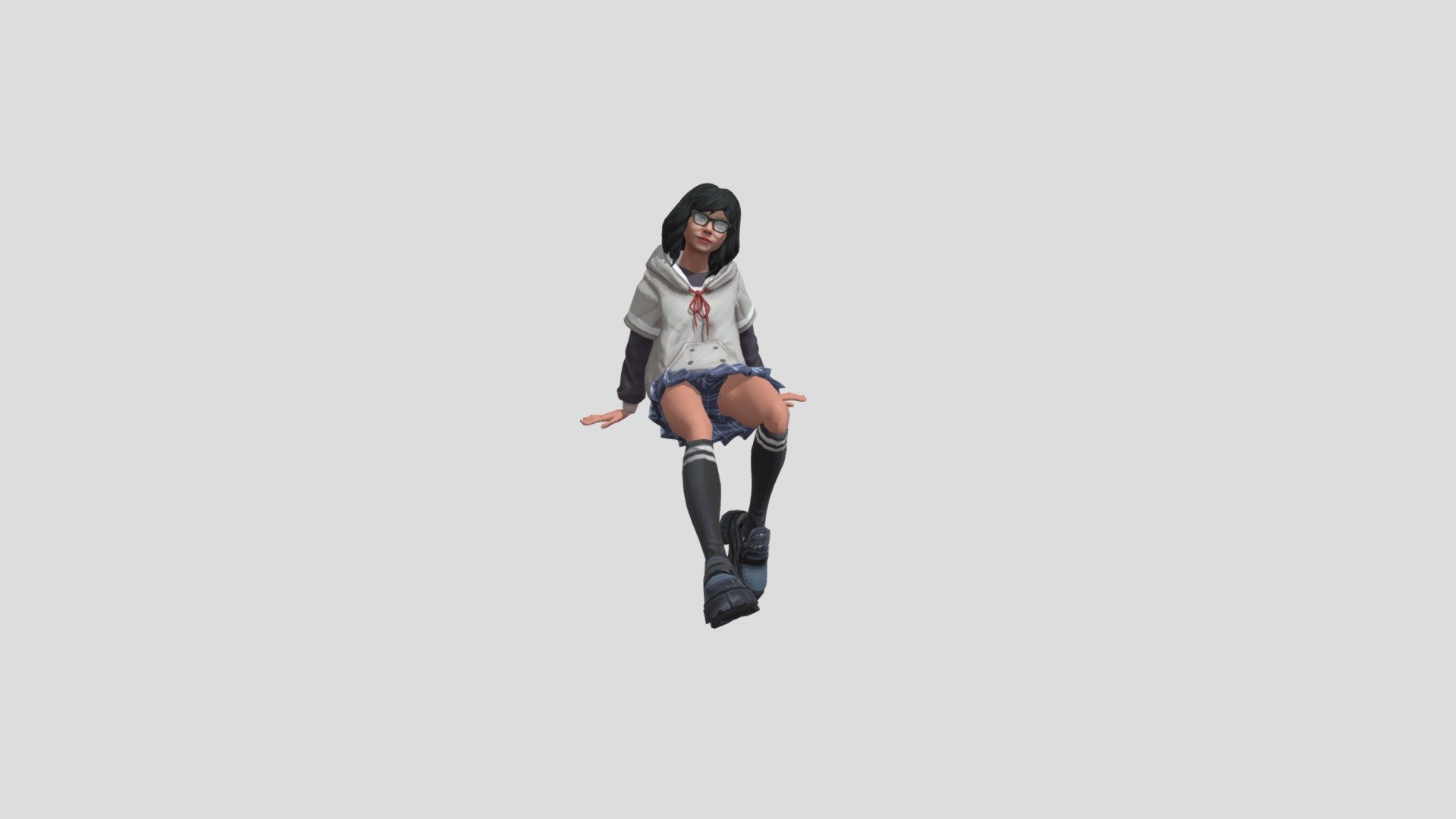 Alisa_sitting - 3D model by Alisa_0001 [e38fe09] - Sketchfab