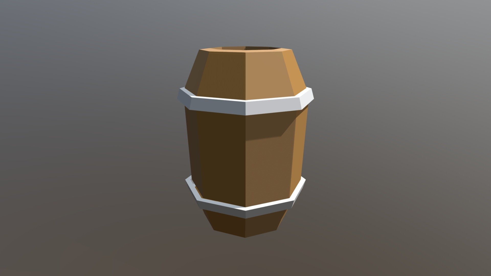 Low poly barrel - Download Free 3D model by battlesector17 [e391b53 ...