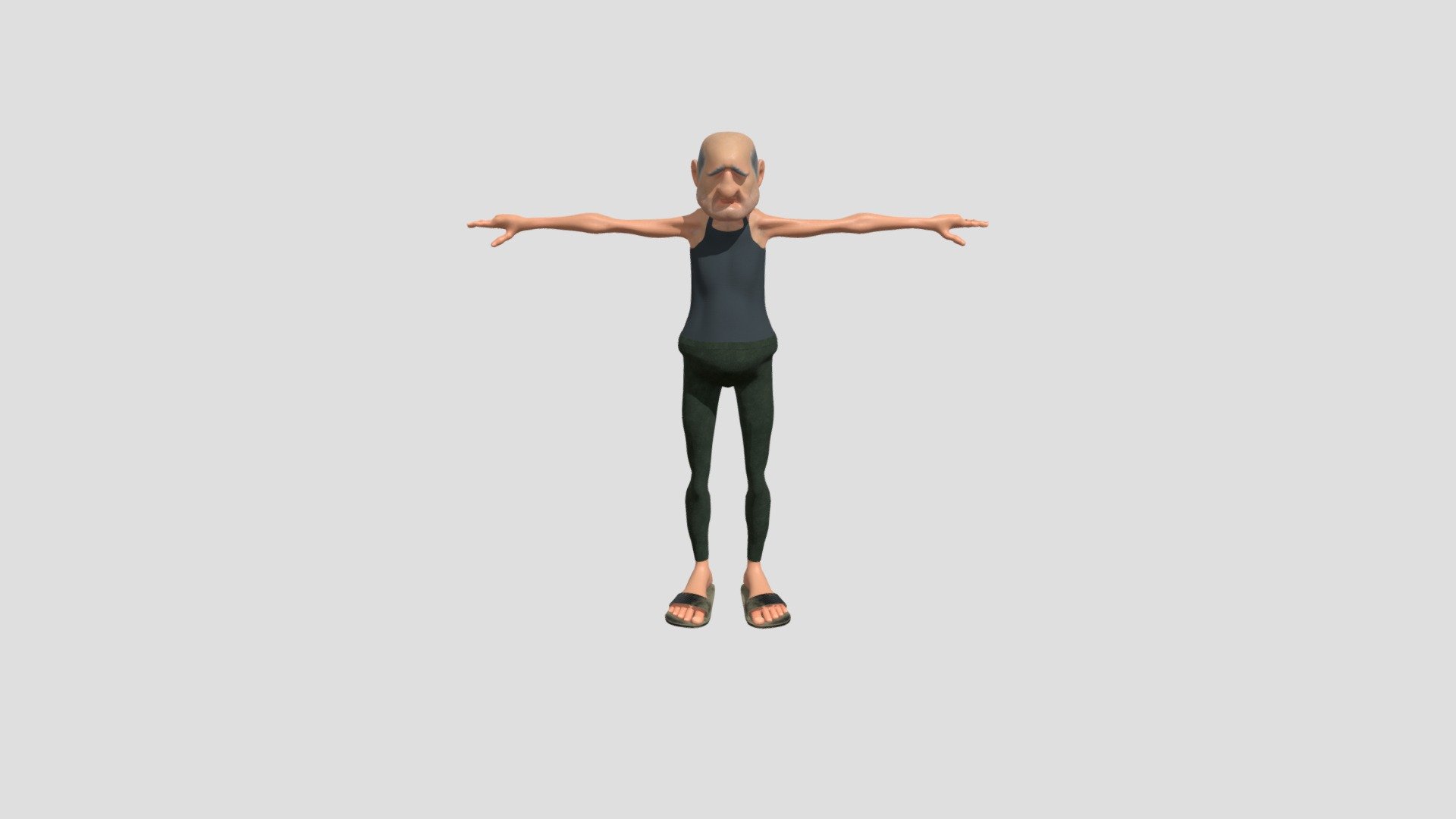 OLD CHARACTER - 3D model by md.oskouei (@dory3d) [e392127] - Sketchfab
