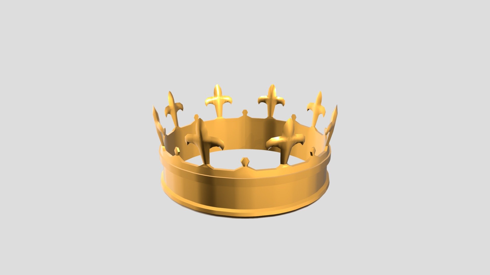 Lowpoly Crown - Download Free 3D model by Rupert.Gutierrez [e392644 ...