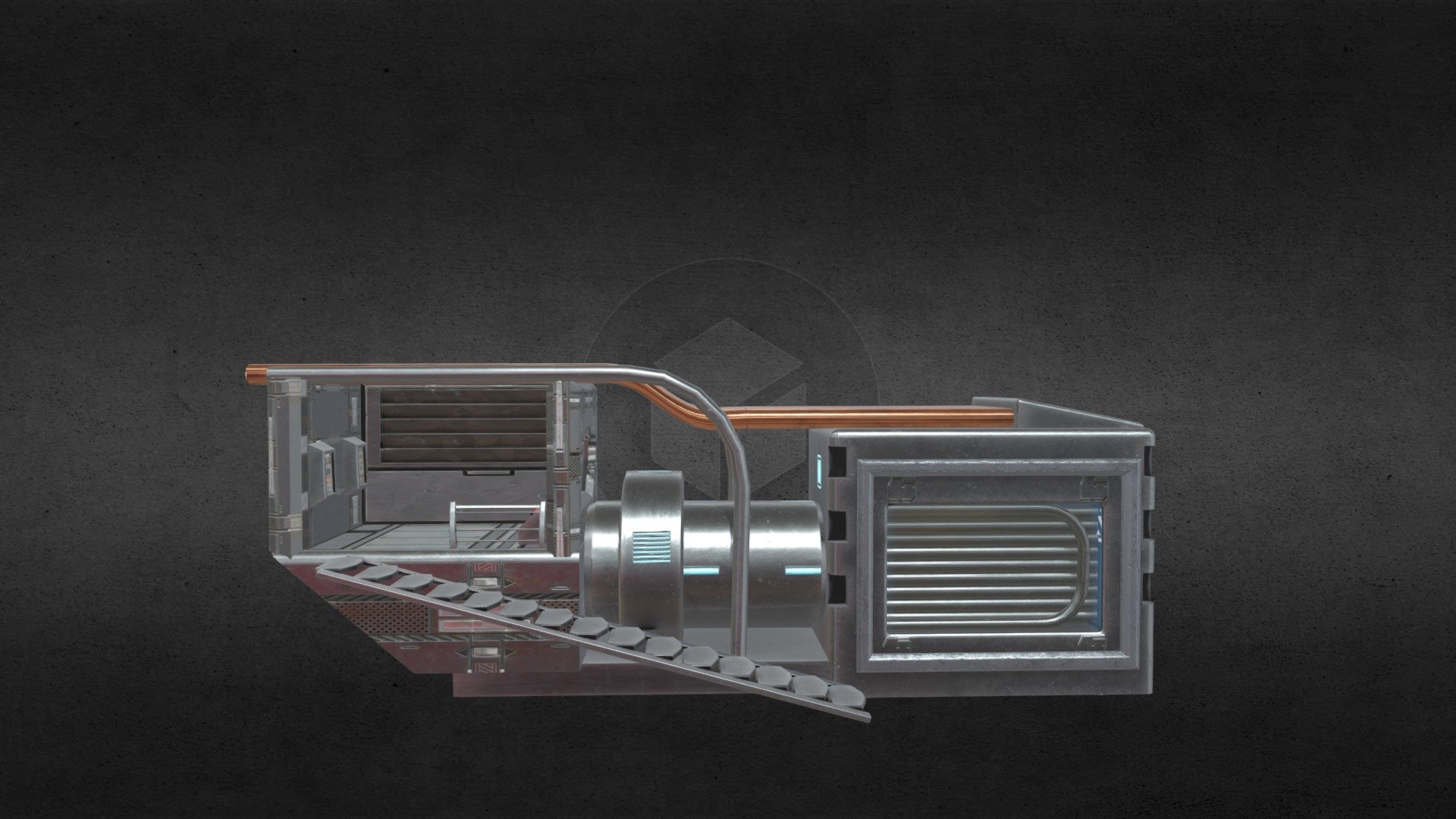 Space Ship Engine - Download Free 3D model by Carson (@drone86c ...