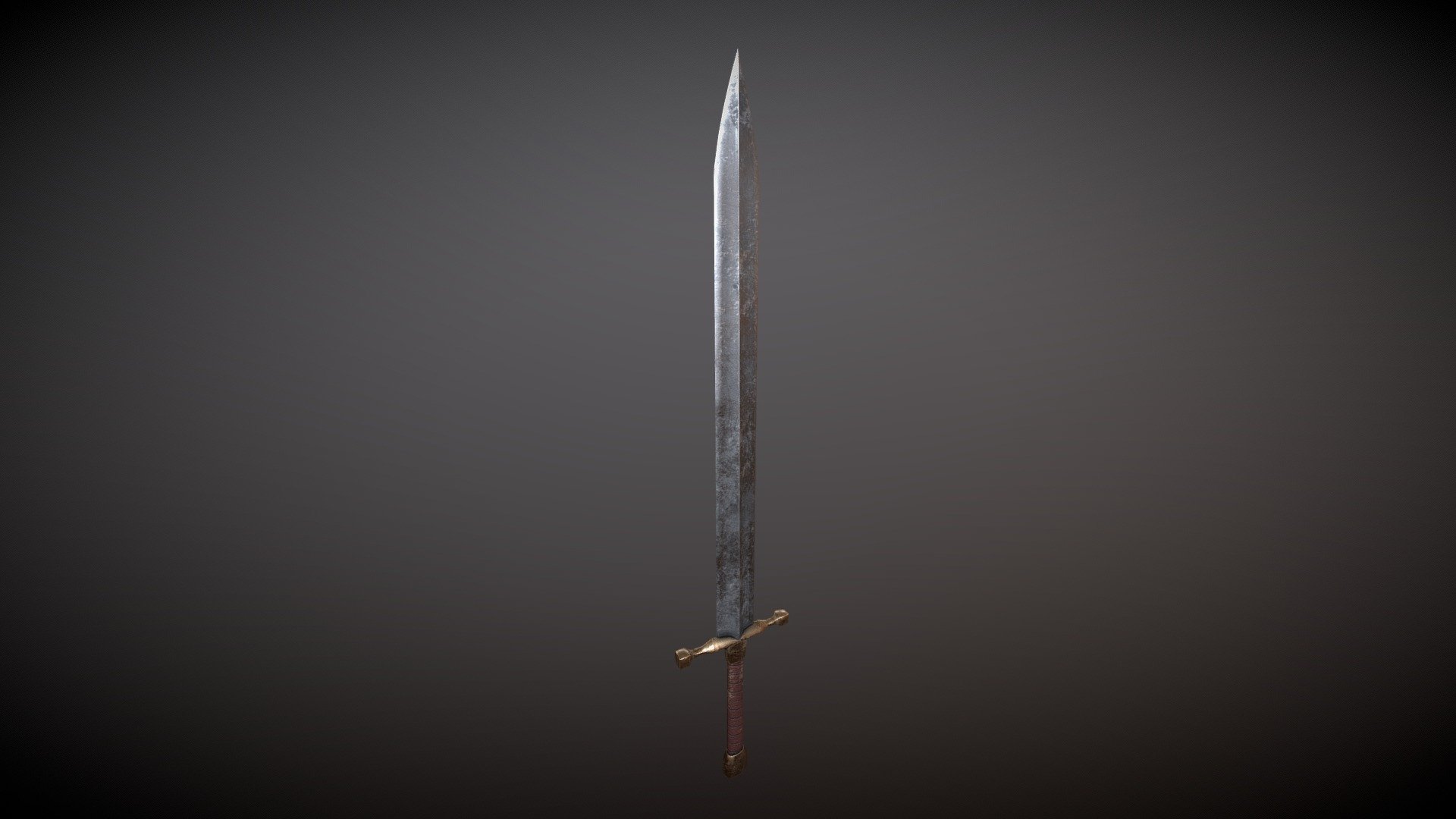 Medieval straight sword - 3D model by Rednaxela (@RRednaxela) [e395940 ...