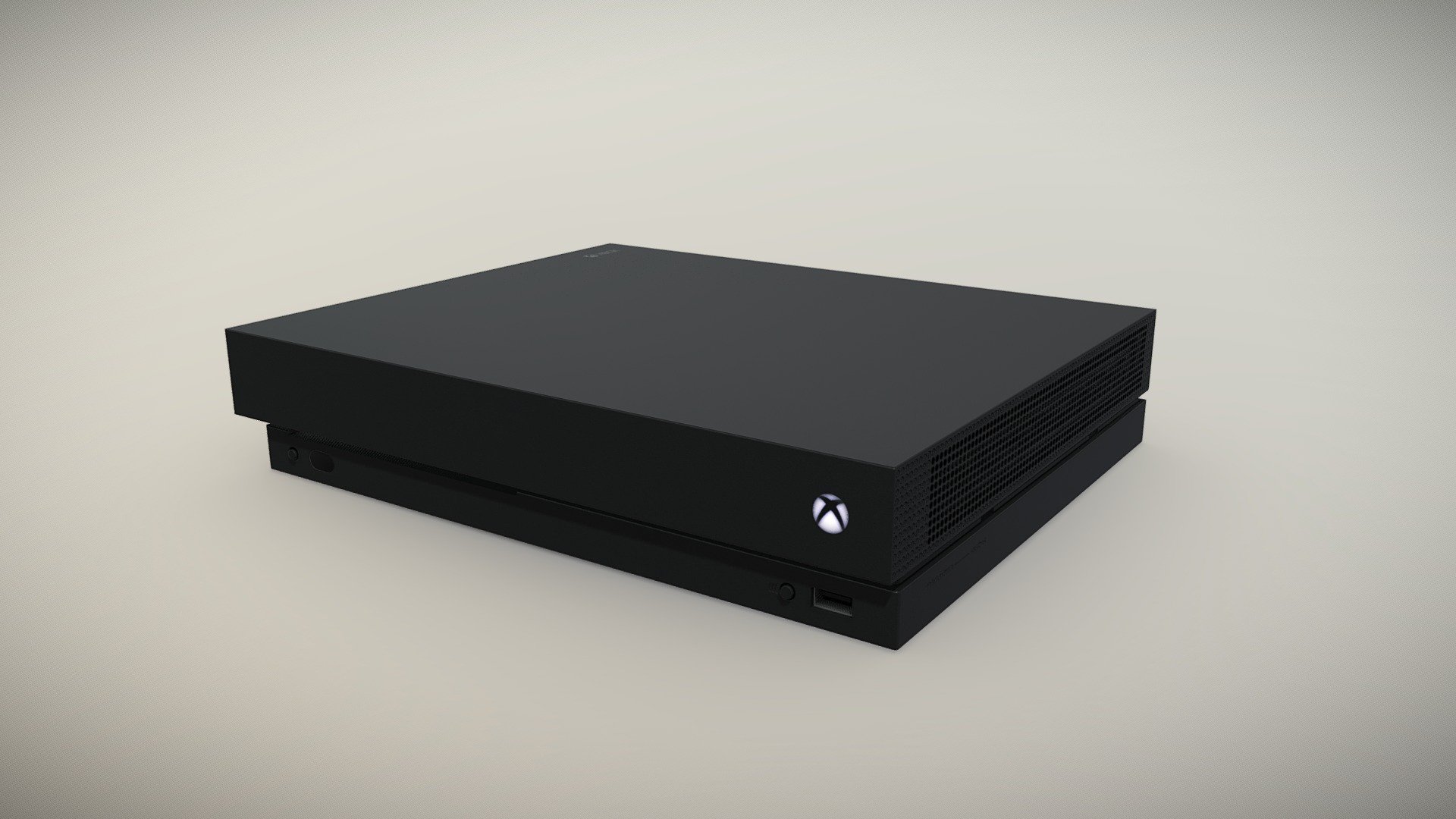 Microsoft Xbox One X Game Console - 3D model by 3DOverstock [e3973d3 ...