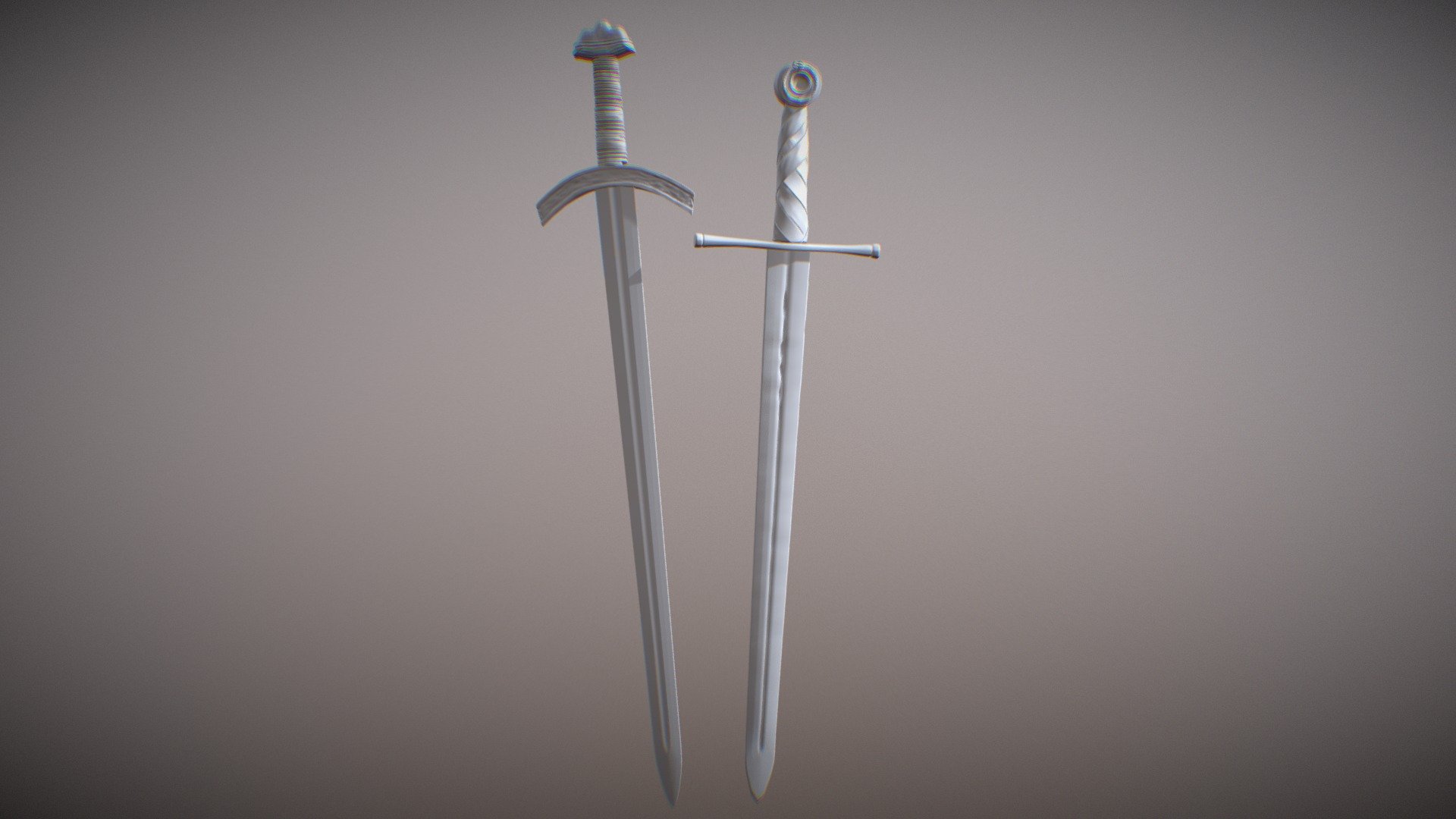 Swords - quick study - 3D model by 4rtsychiara (@itsamechiara) [e3976fb ...