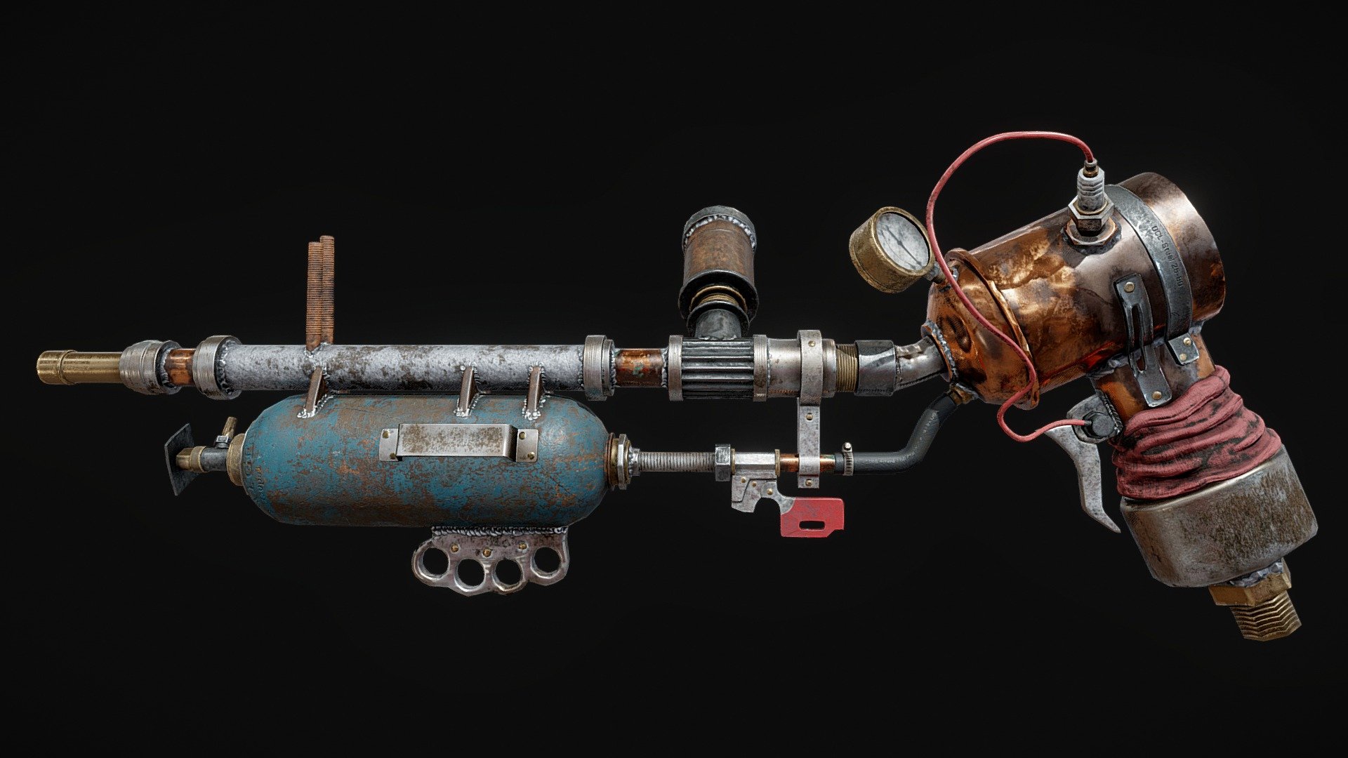 ScrapGun - Rustborn - 3D model by Lander Van den Branden (@Lander_Van ...