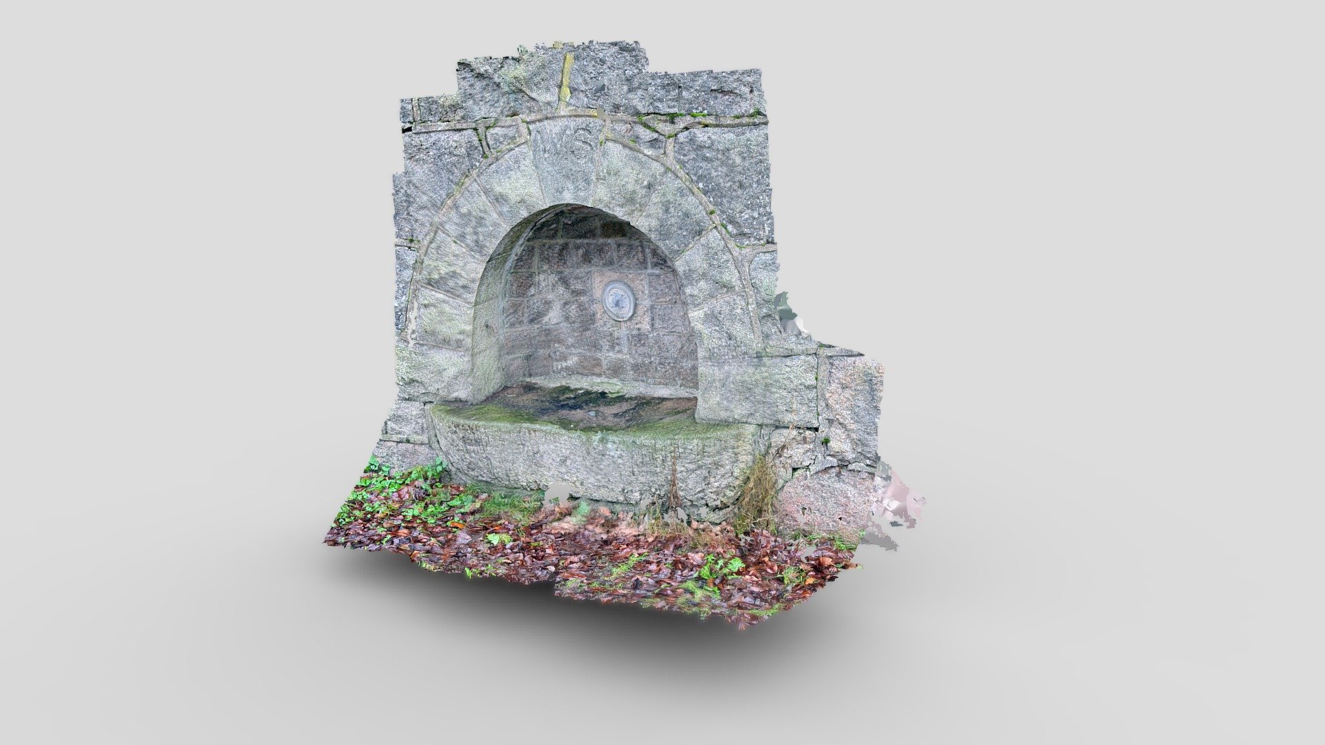 3D scanned recess in stone wall - Download Free 3D model by Hullken ...