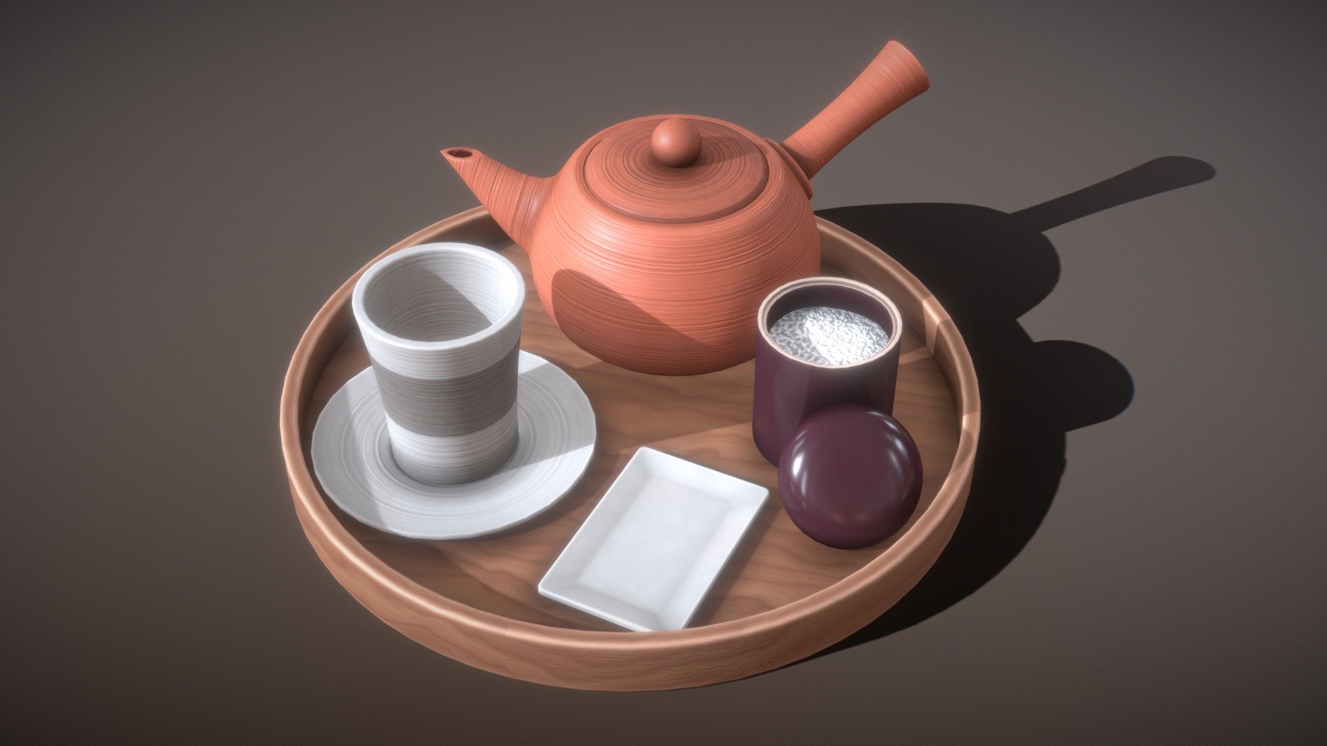 Japanese Furniture Kit - Tea Pot - 3D model by DuoDraconis [e39abe2 ...
