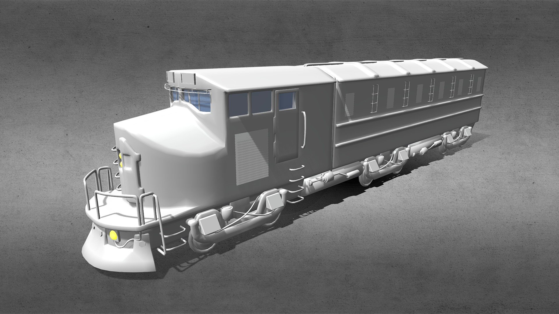 Train Engine - Download Free 3D model by Piotr.Kolecki [e39ae2c ...