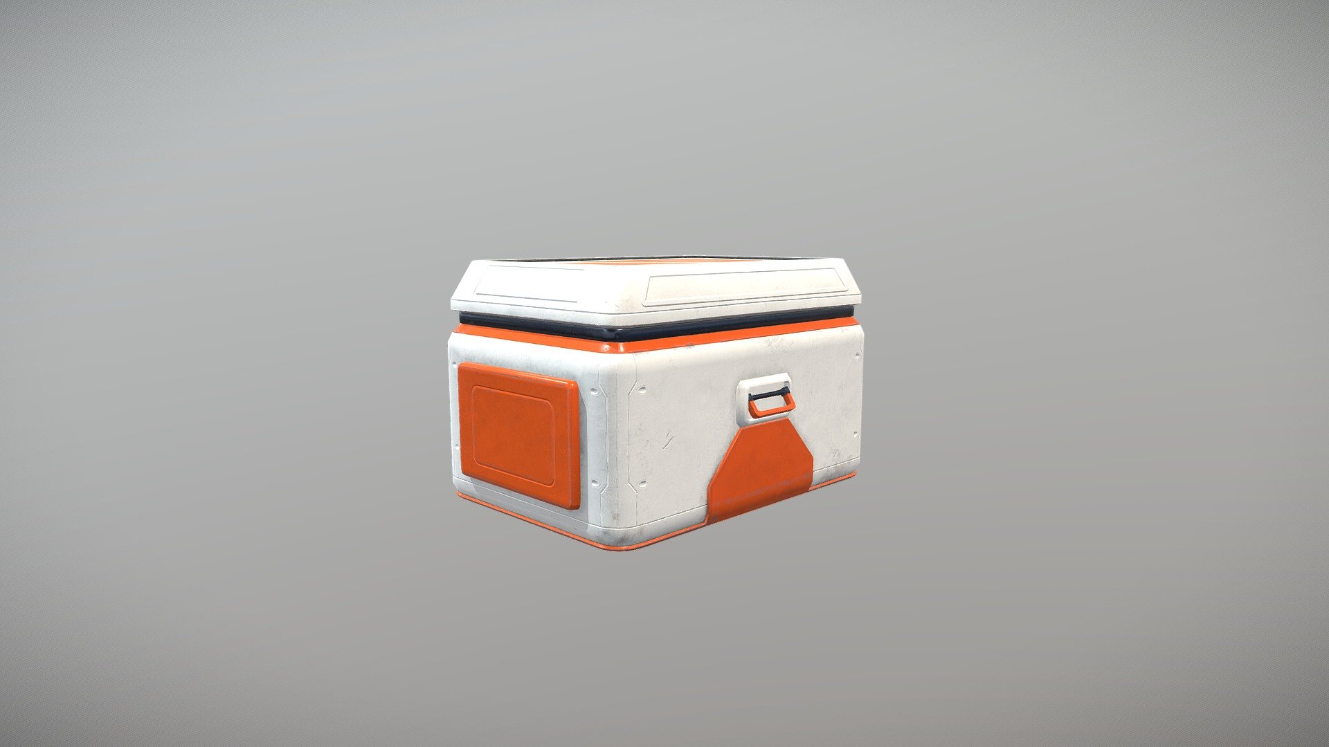 Futuristic army chest - 3D model by s.navajon [e39e6e2] - Sketchfab