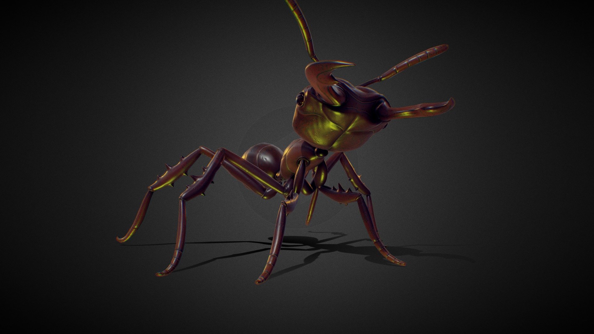 Cartoon Ant - Download Free 3D model by MAXDESIGN-3D (@MAXDESIGN ...