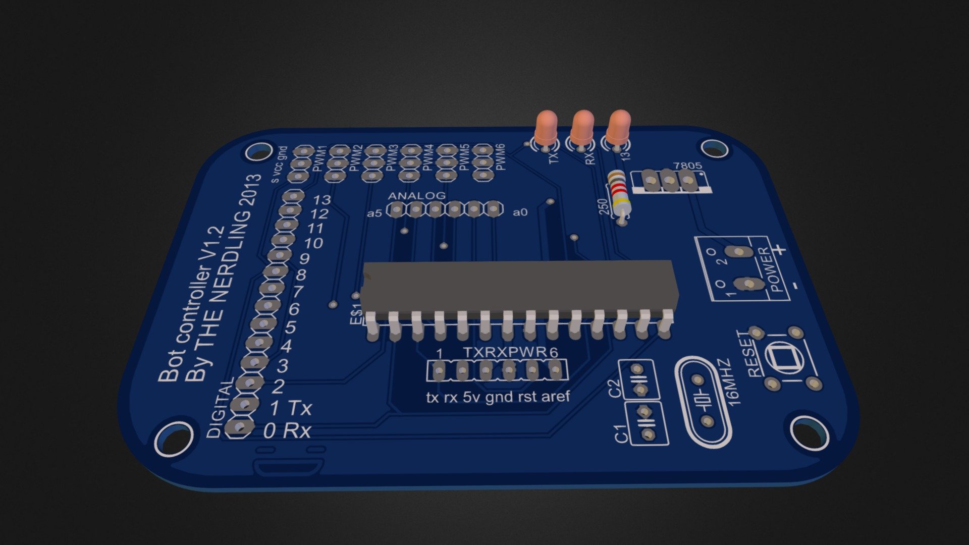 bot controller V1.2 - 3D model by the nerdling (@thenerdling) [e3GoWgC ...