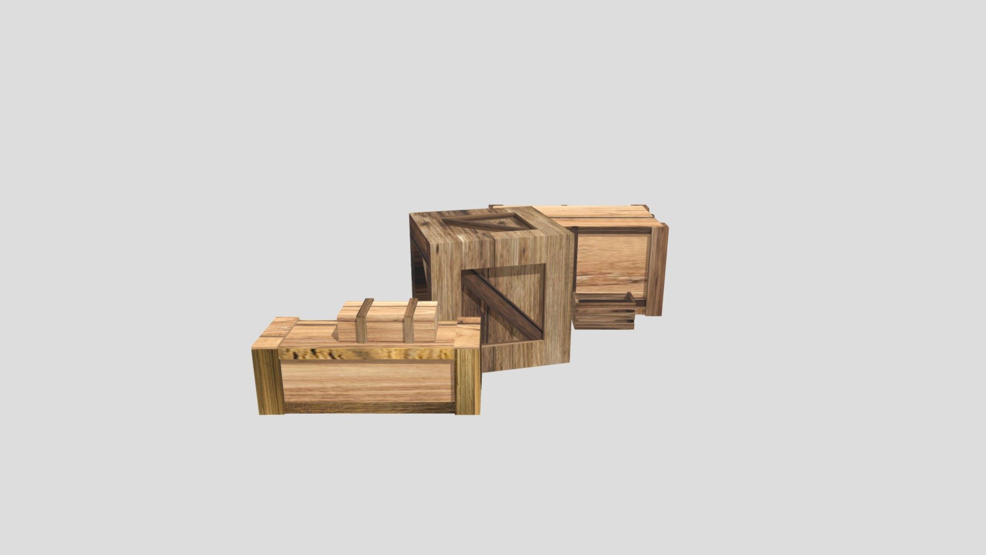 Crates props - Download Free 3D model by Jenniferx [e3a13ee] - Sketchfab