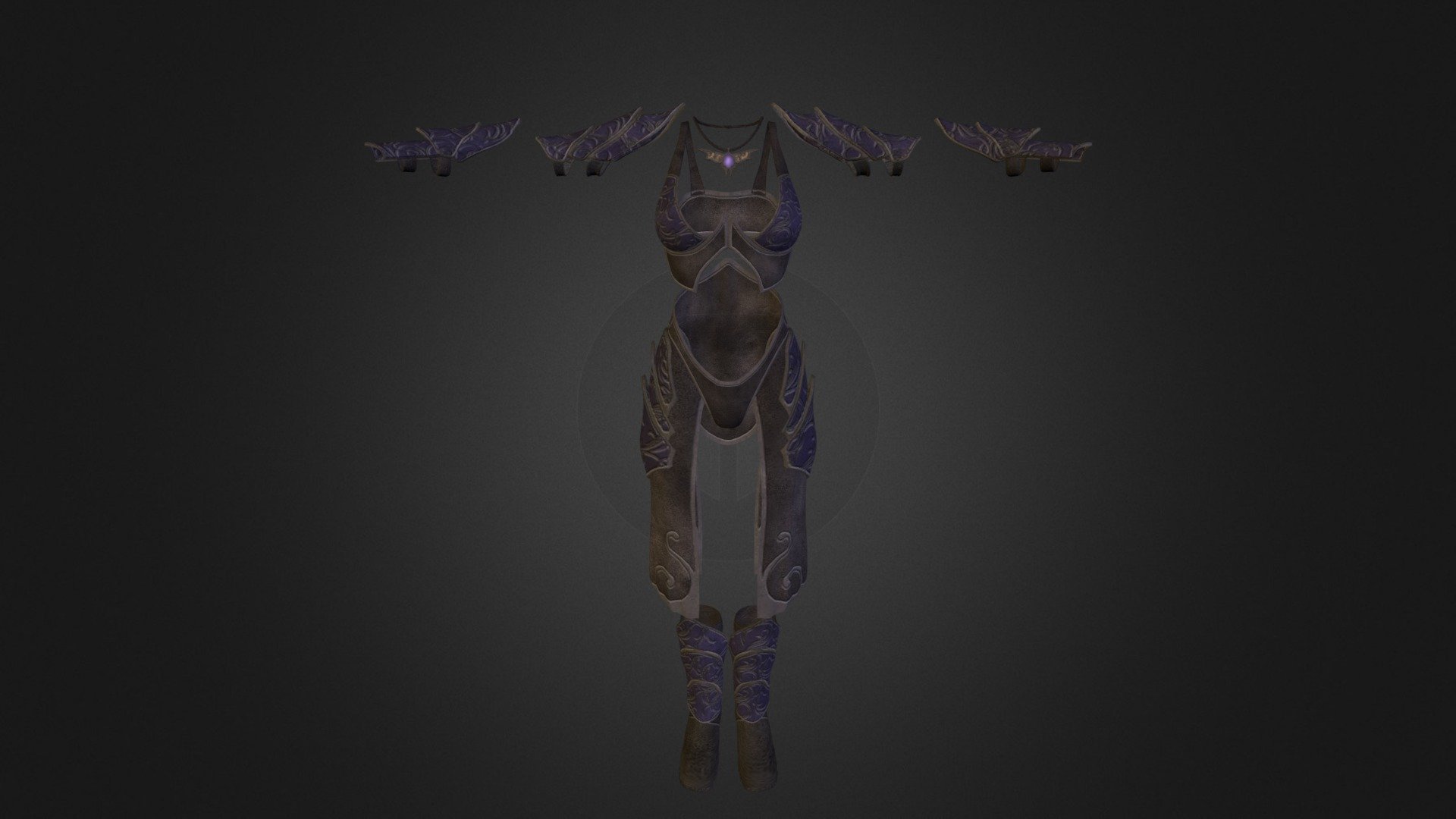 Sorceress Armor - 3D model by beholdmidia [e3a5614] - Sketchfab