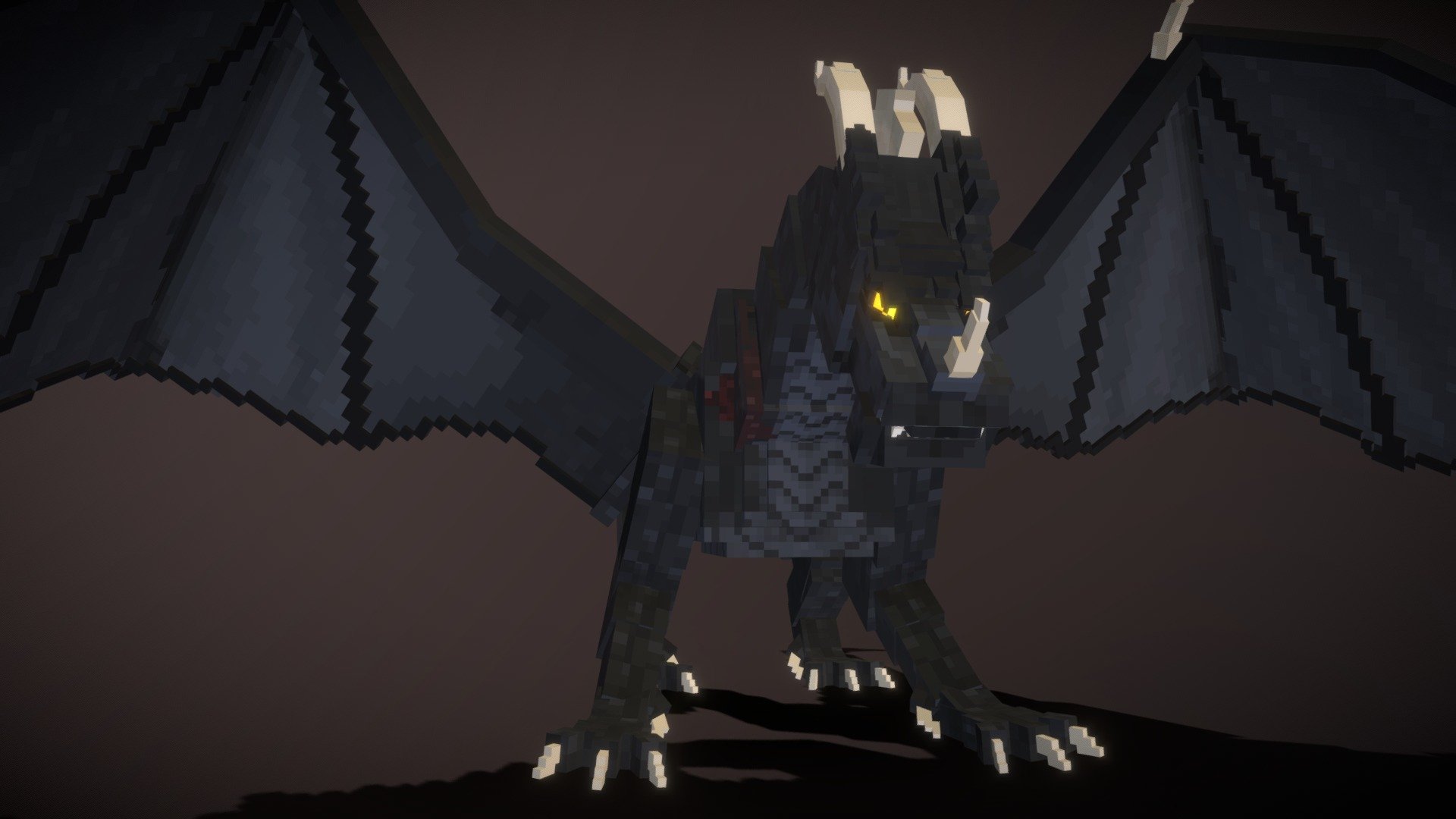 Great Ashen Dragon - 3D model by Endesman [e3a5fdc] - Sketchfab