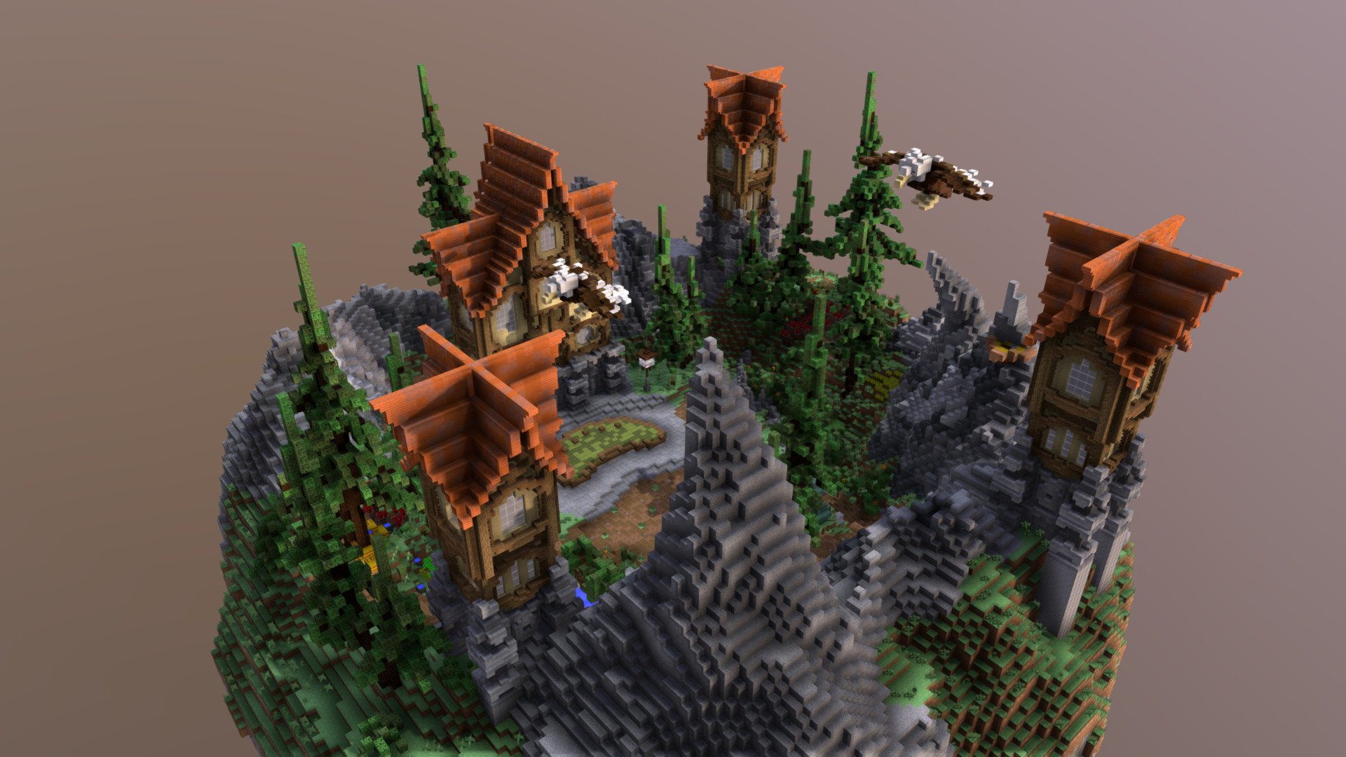 Server hub/lobby - 3D model by Croxo [e3a6f7a] - Sketchfab