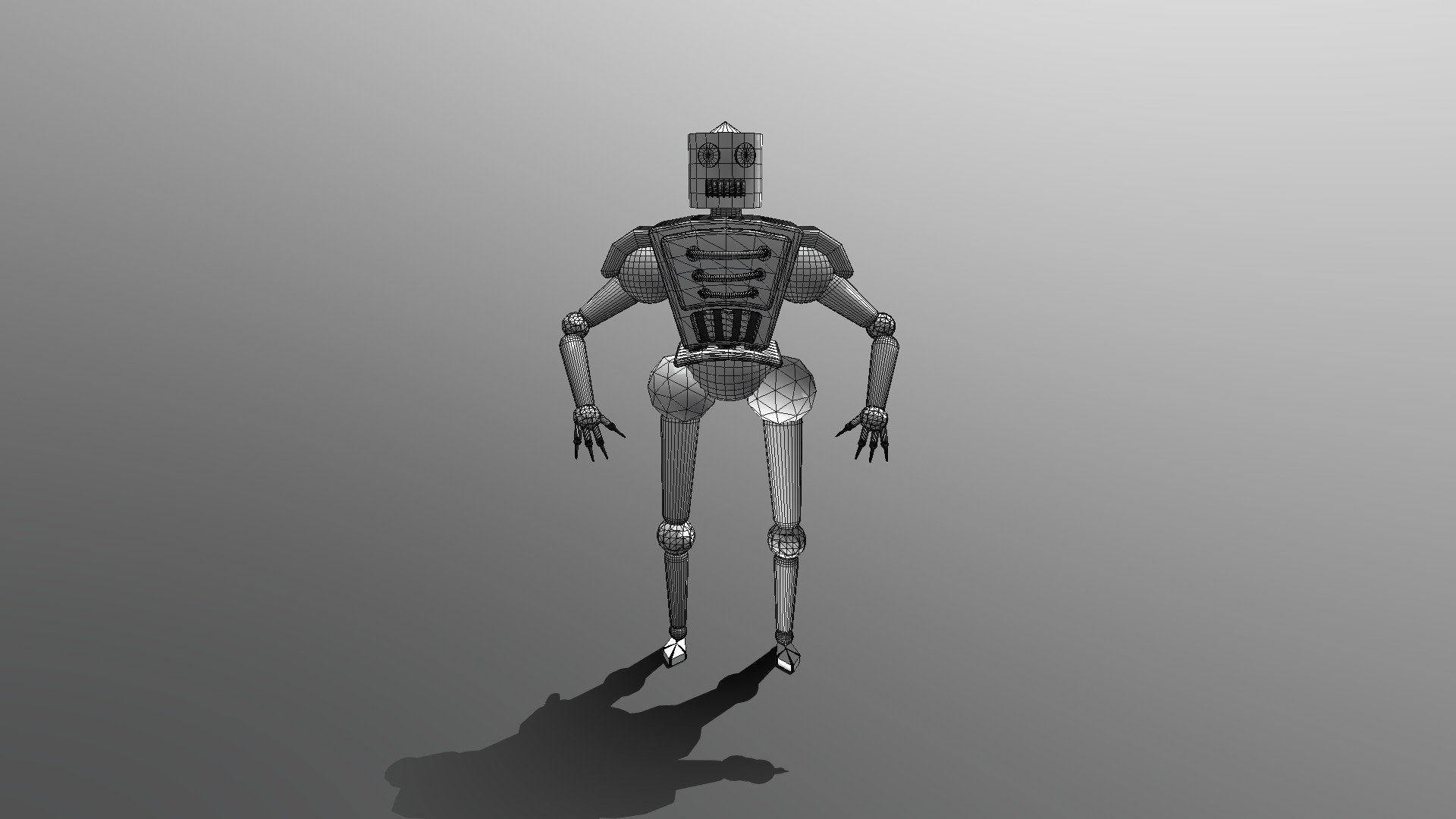 Robot - 3D model by ryanorr [e3a8bb1] - Sketchfab
