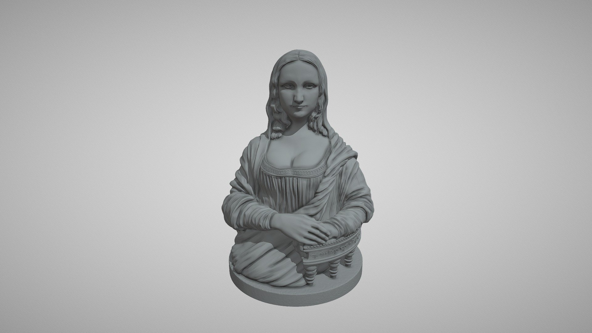 Mona_Lisa-La_Gioconda - 3D model by moti007 [e3aaec5] - Sketchfab