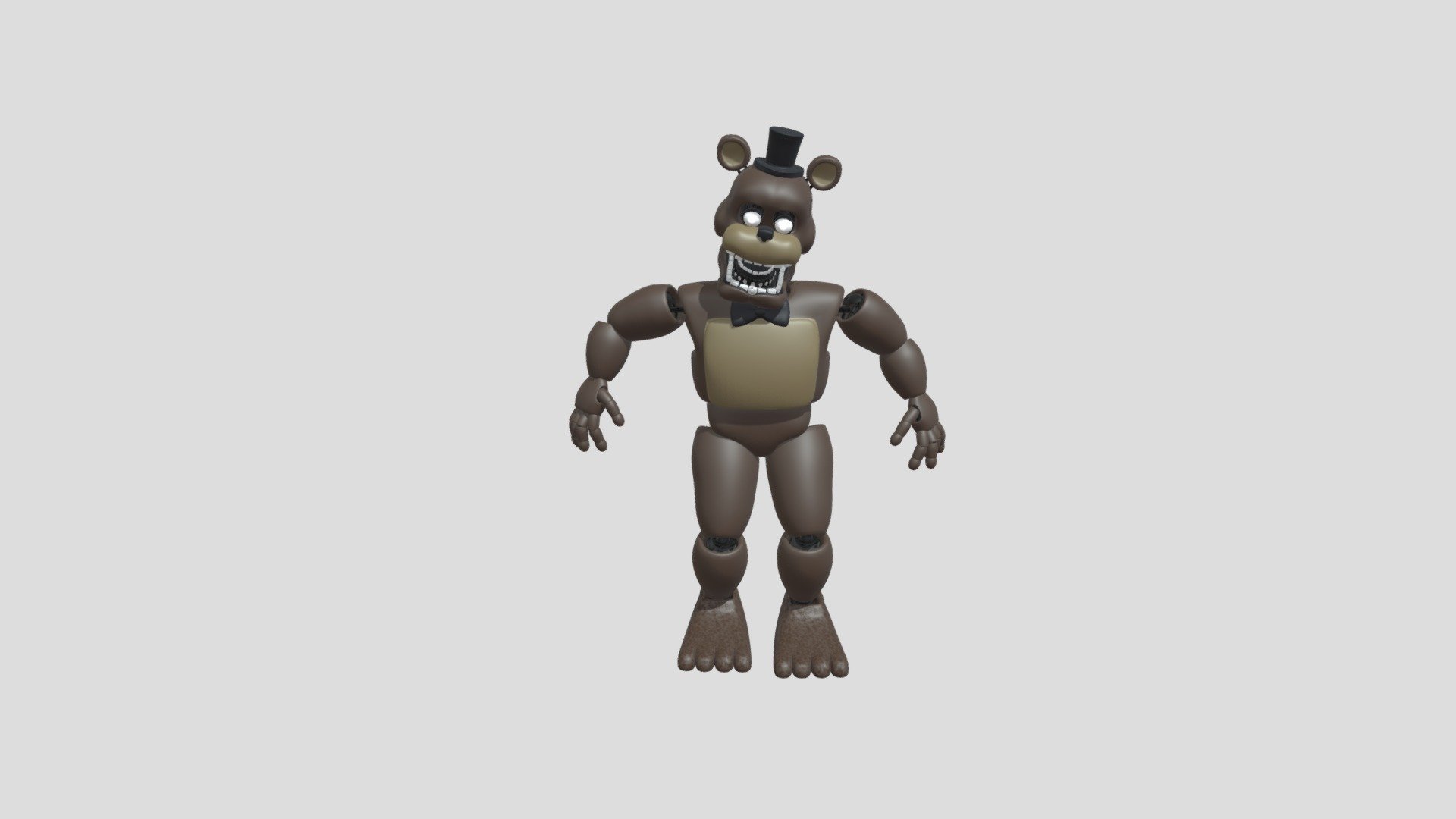Unnightmare Freddy - Download Free 3D model by dwall8611 [e3ac3e1 ...