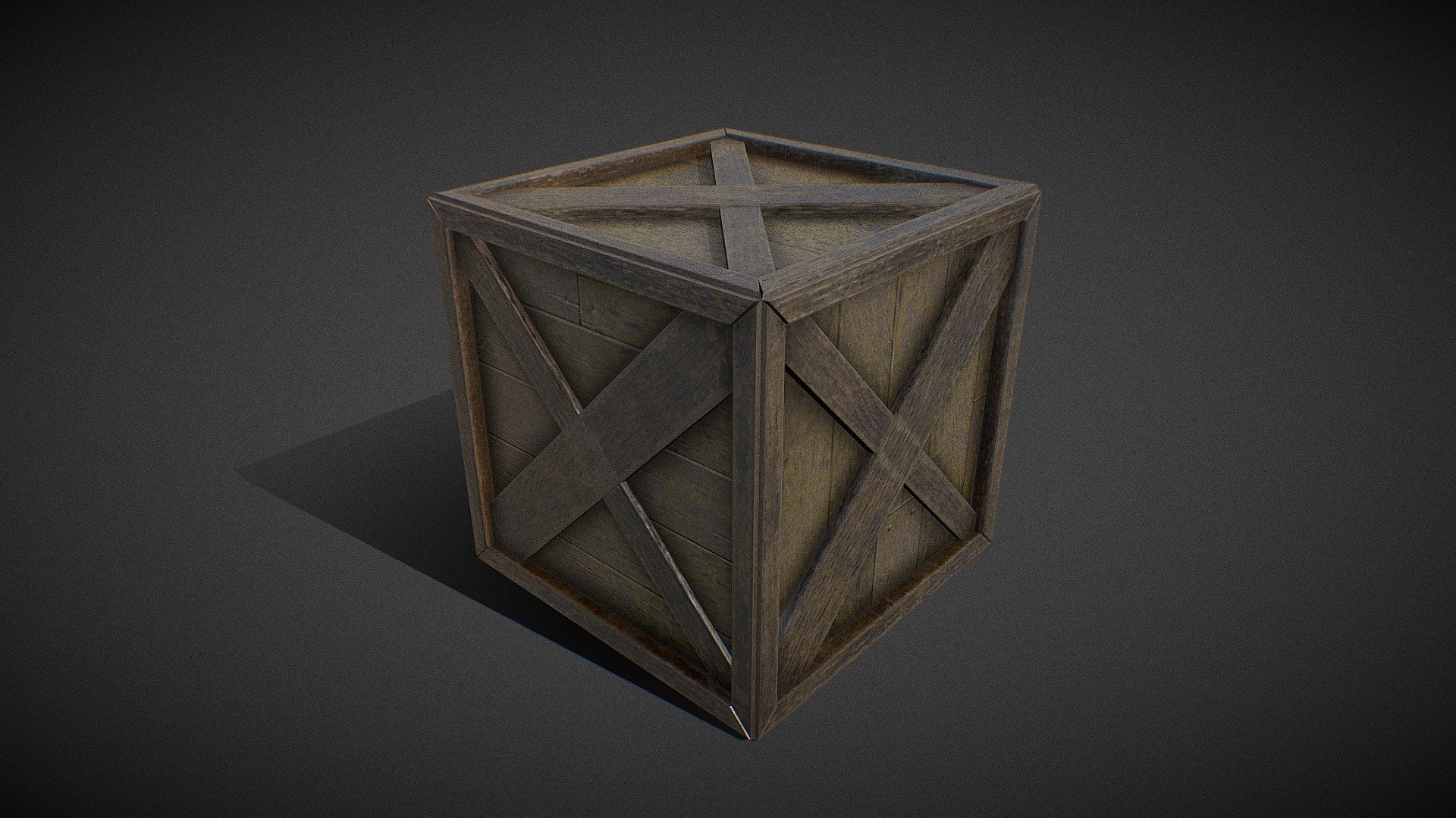 Wooden crate - Game asset - Download Free 3D model by mihirdoesCGI ...