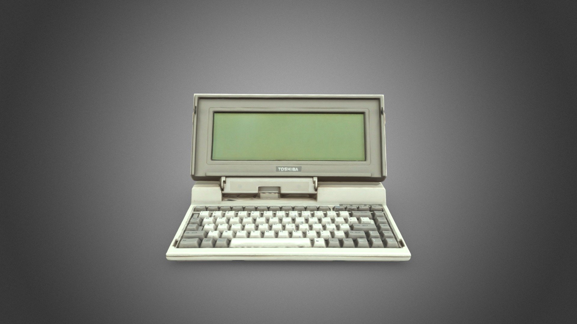Notebook Toshiba T1000 - Download Free 3D model by Deutsches Museum ...