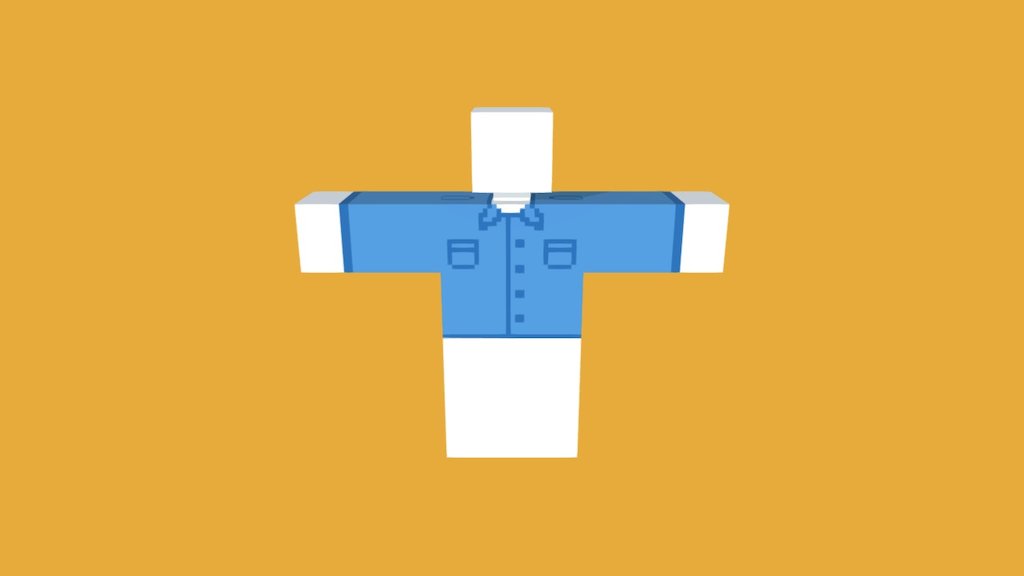 Unturned - Blue Social Shirt - 3D model by Godrax [e3b23f1] - Sketchfab