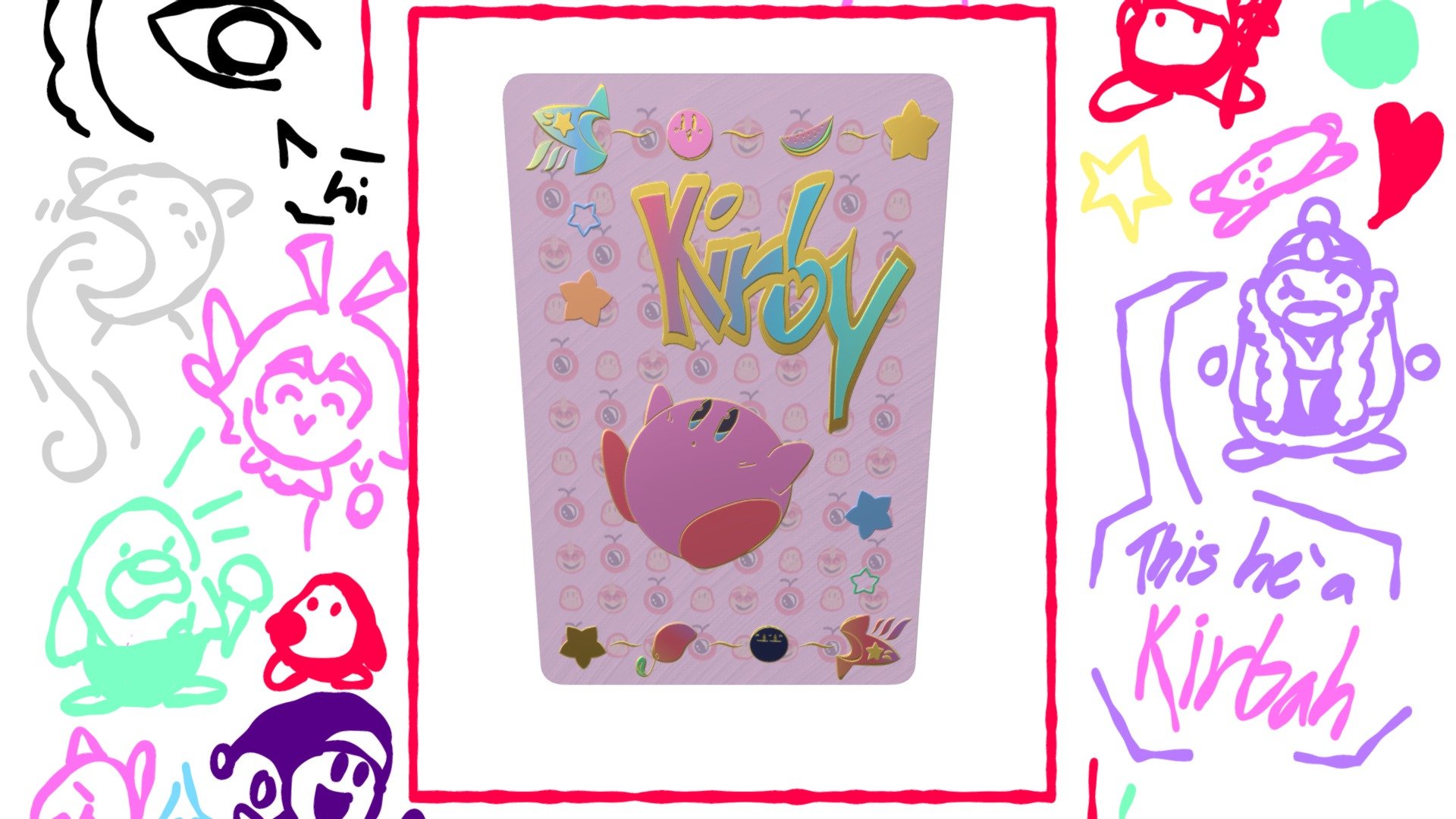 Marketable Kirby Card - Download Free 3D model by nanino321 [e3b2a59 ...