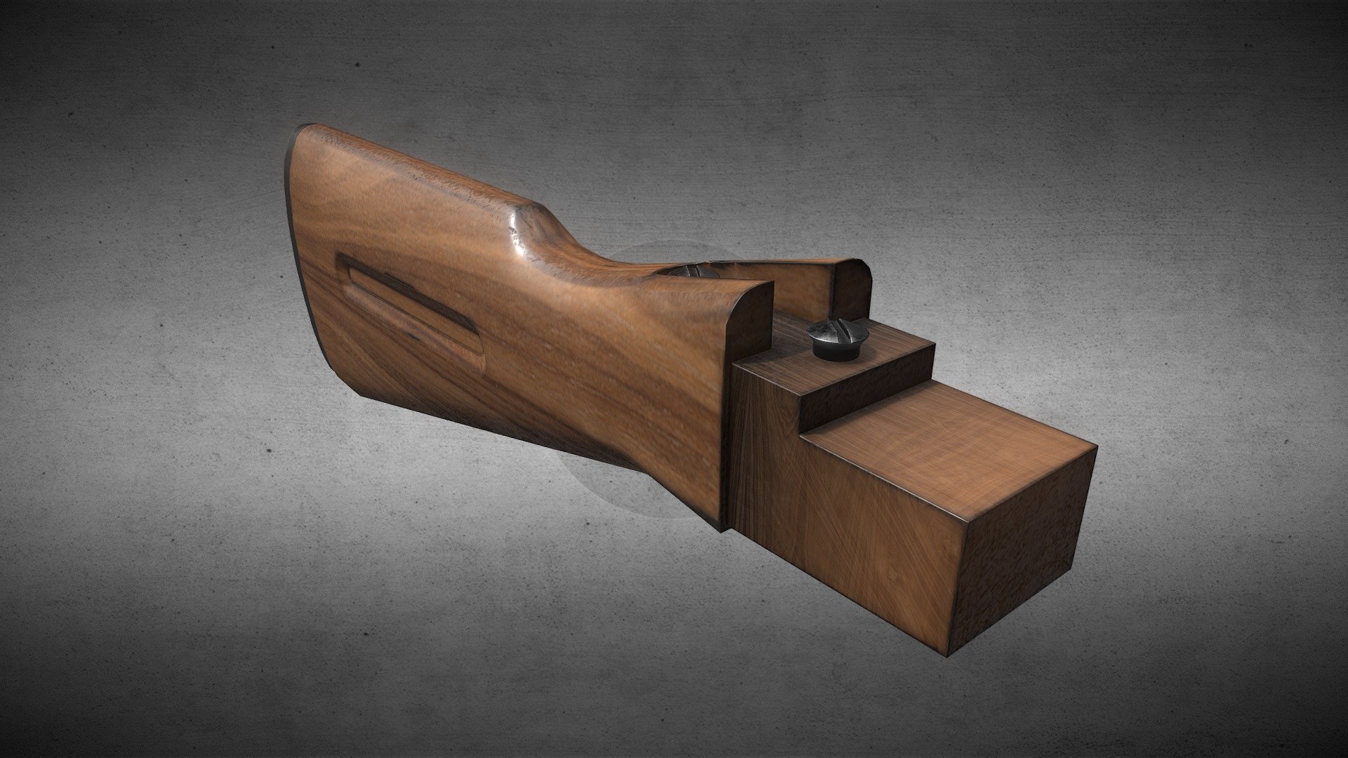 [MWS] AK Fixed Stock "Walnut" - 3D model by BayernMaik [e3b3a05 ...