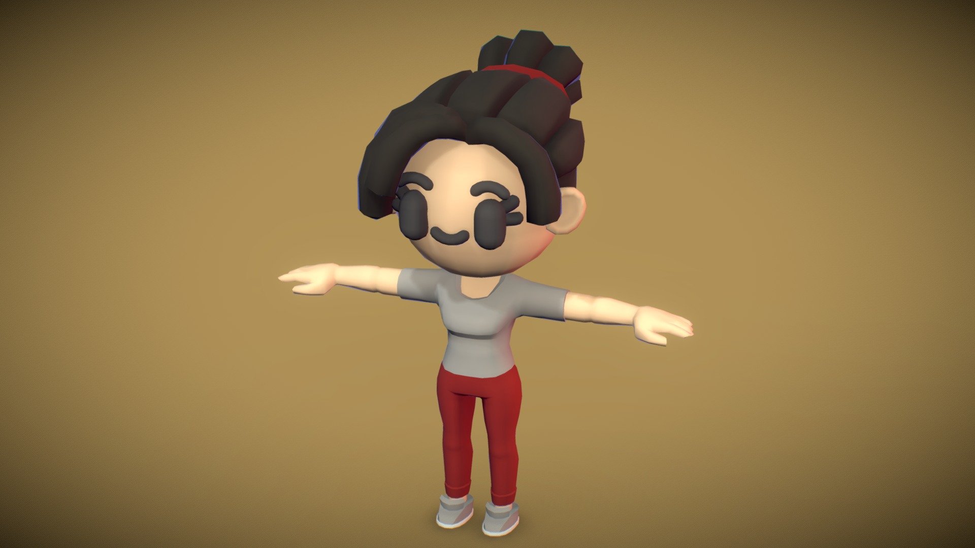 Female Hair Thick - Preview - 3D model by BitGem [e3b4c5f] - Sketchfab