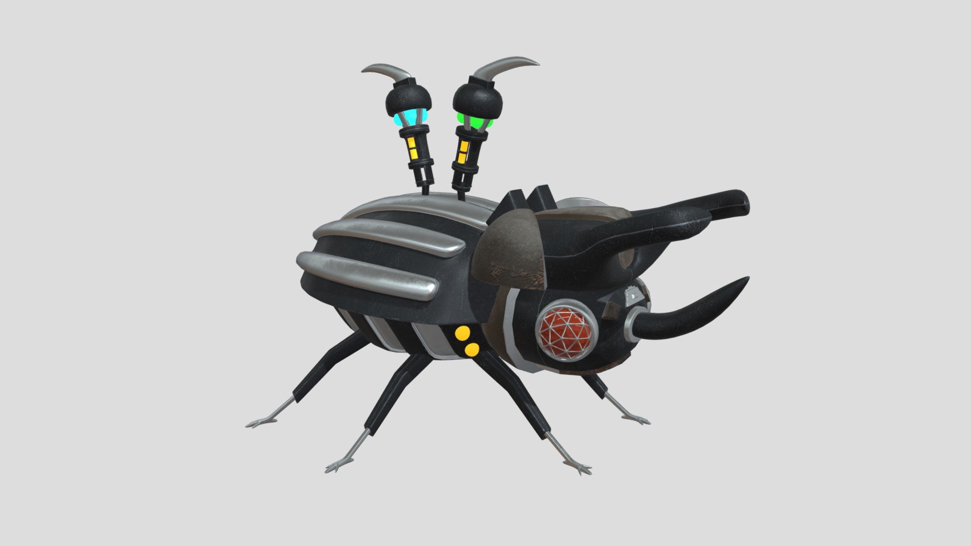 Robot Beetle - 3D model by TonyTocinos [e3b5a91] - Sketchfab